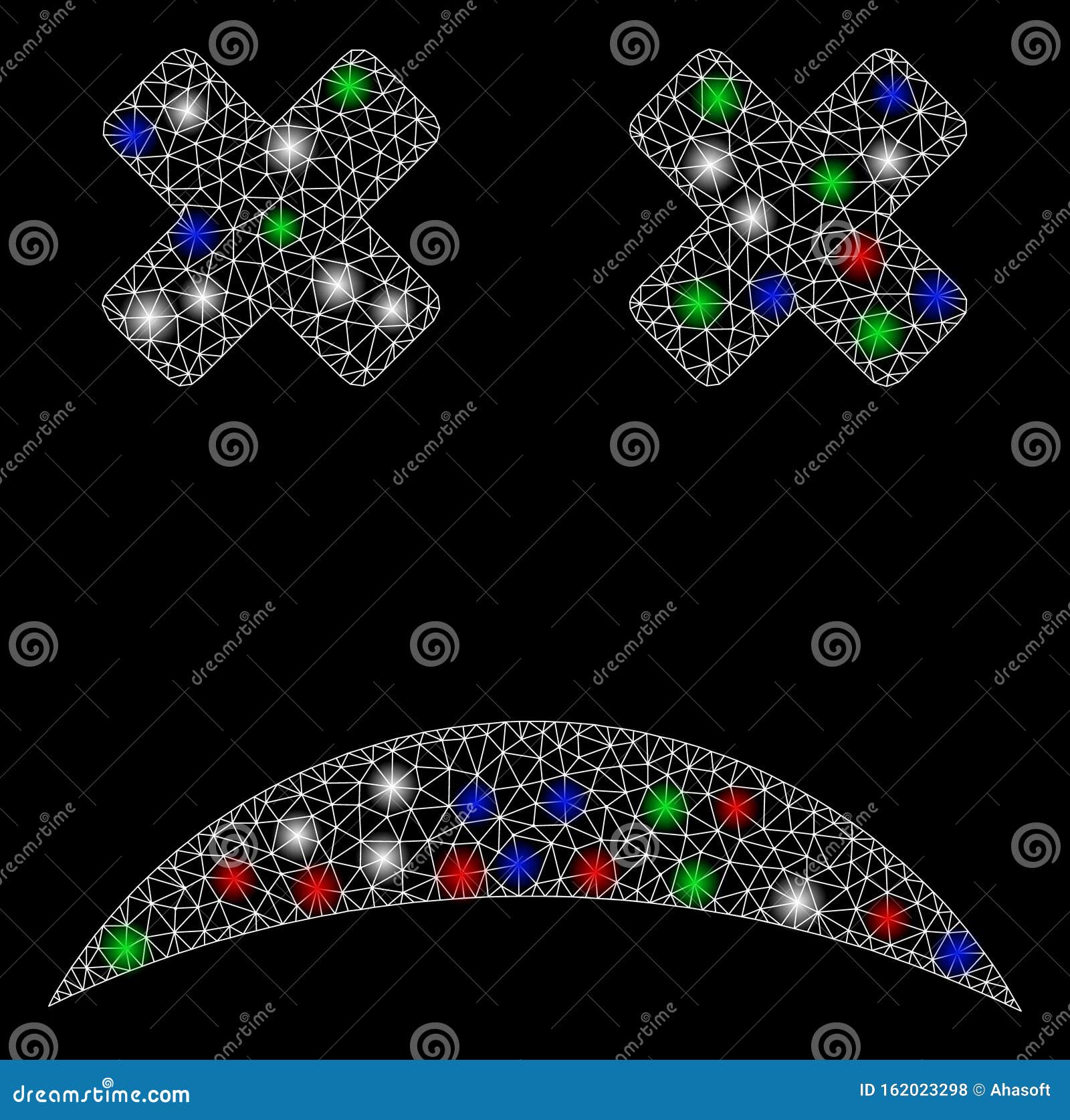 Bright Mesh Network Blind Smiley with Light Spots Stock Vector ... Bright Mesh Network Blind Smiley with Light Spots Stock Vector ...