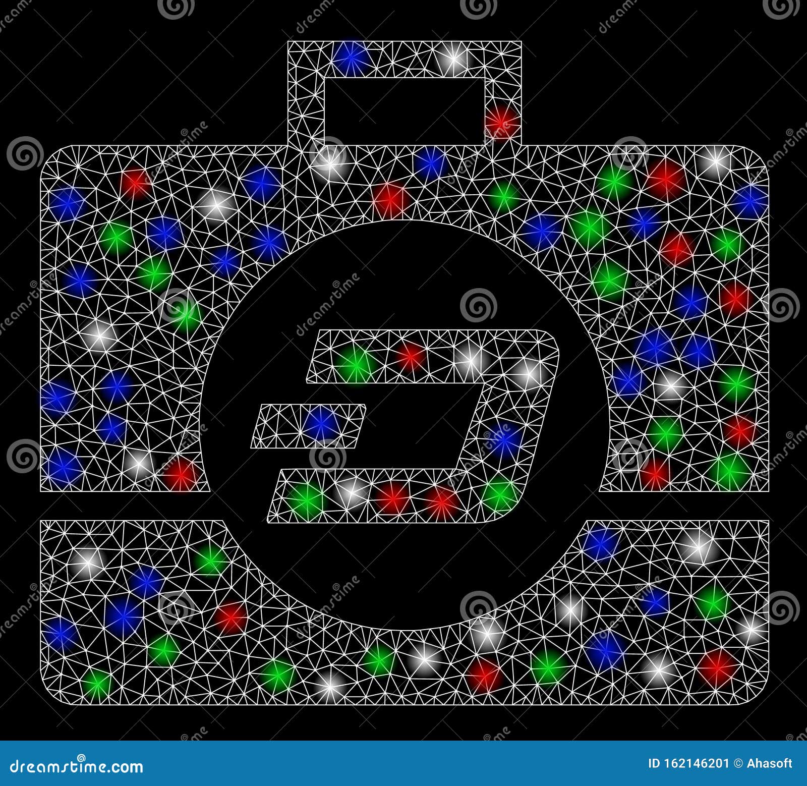 Bright Mesh Network Dash Business Case with Flare Spots Stock ...