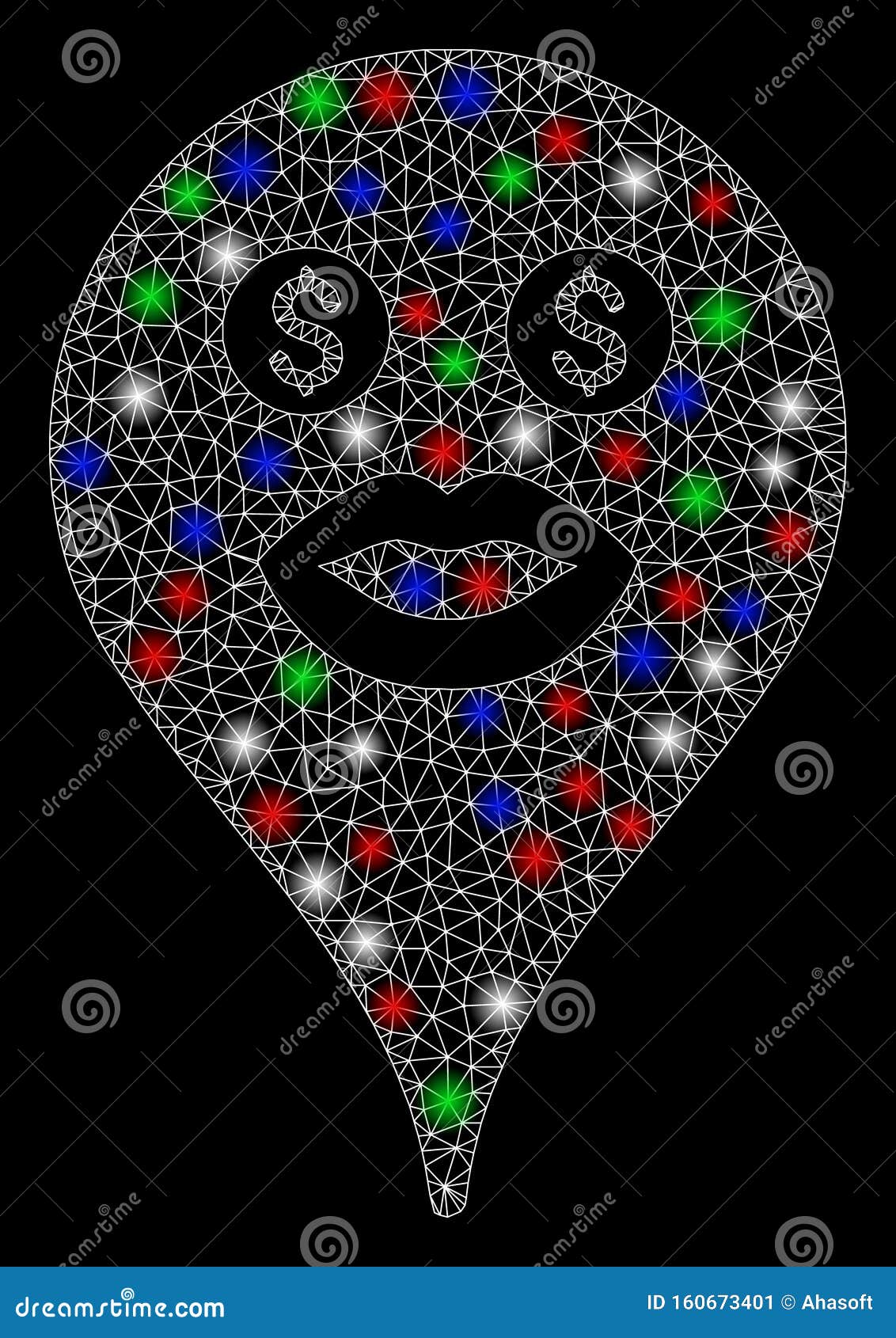 Bright Mesh Network Prostitute Smiley Map Marker with Light Spots Stock ... Bright Mesh Network Prostitute Smiley Map Marker with Light Spots Stock ...