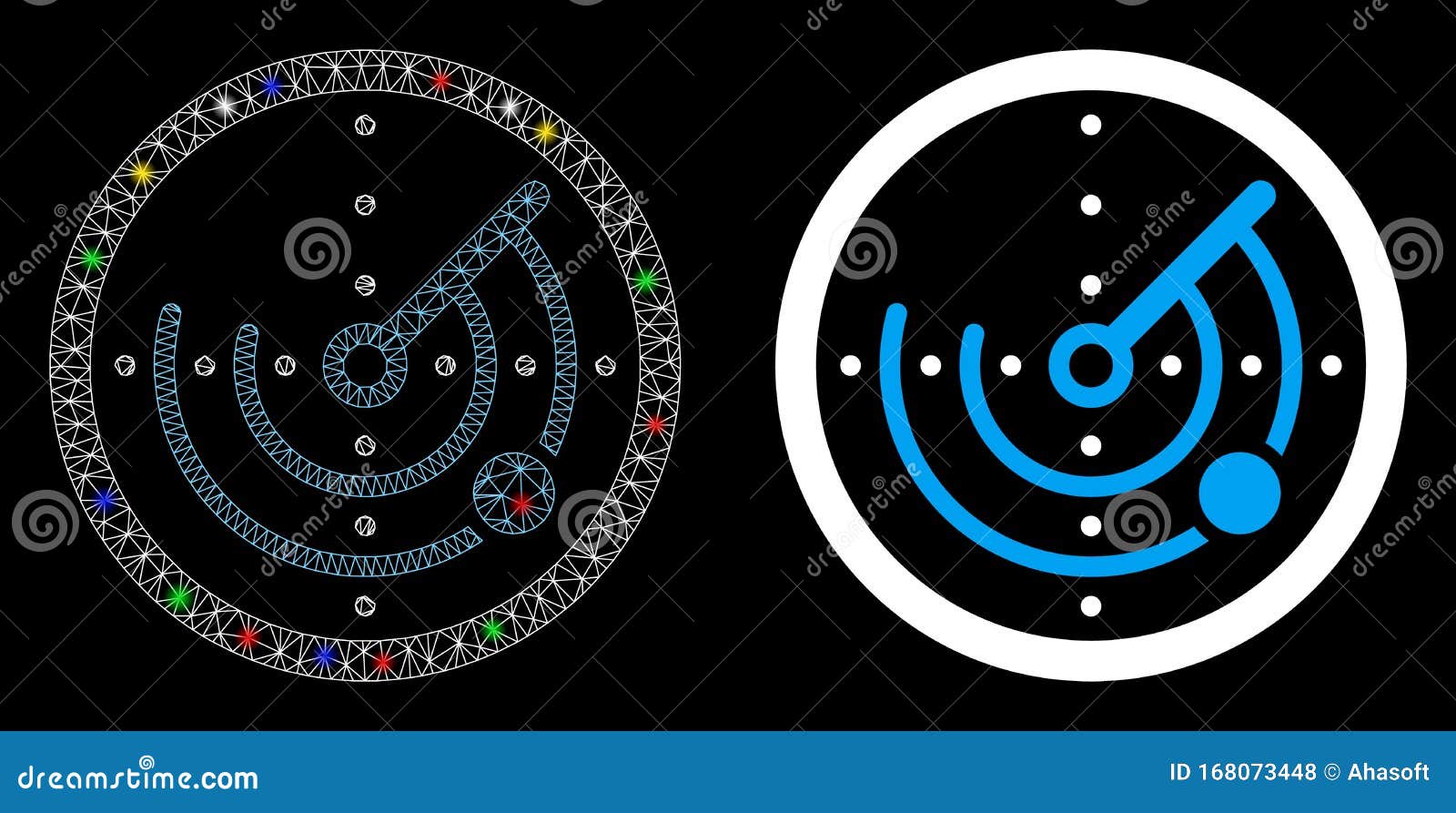 Round Radar Chart, Kiviat Diagram Or Spider Graph Template Isolated On White Background. Method ...