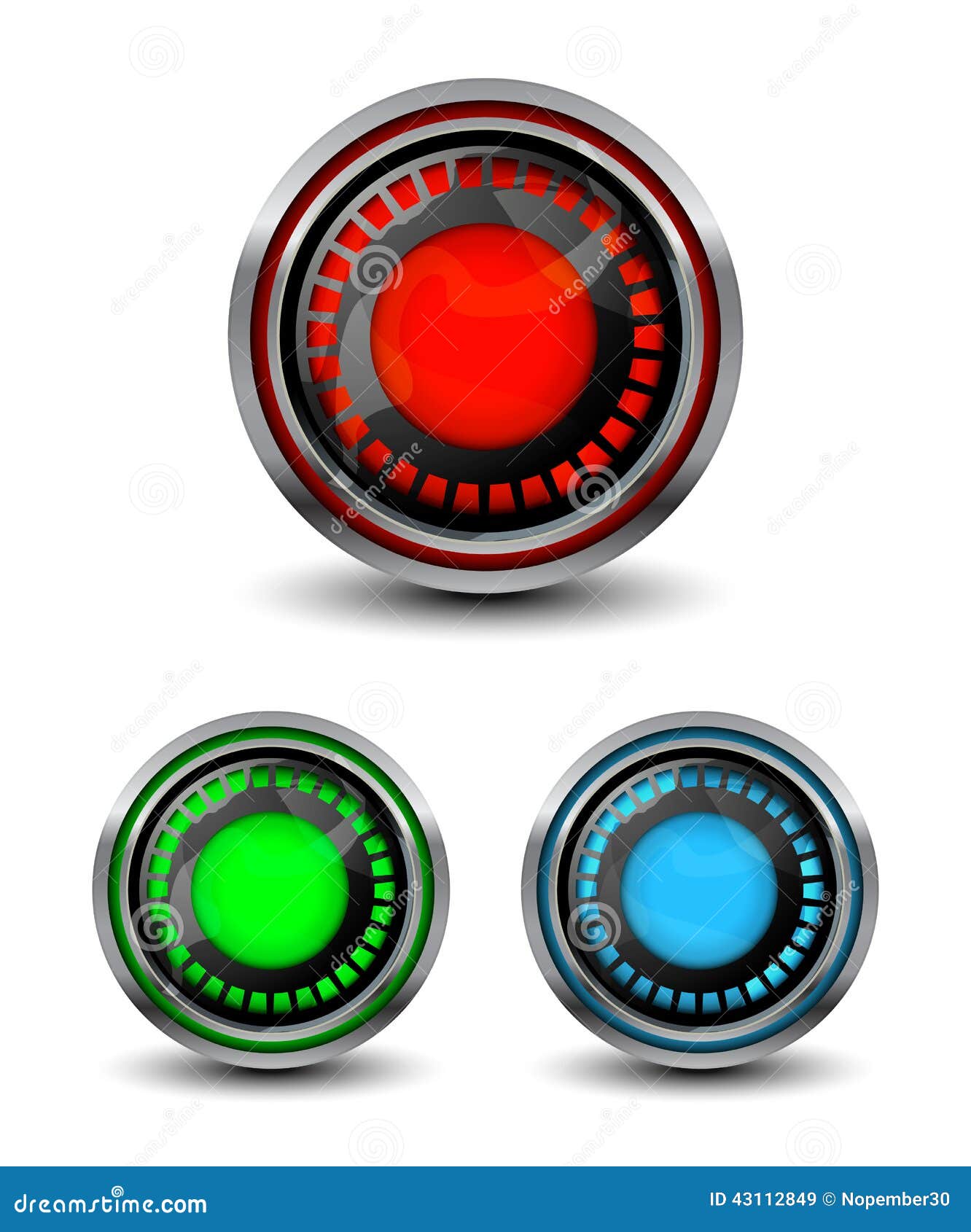 Bright modern buttons stock vector. Illustration of collection - 43112849