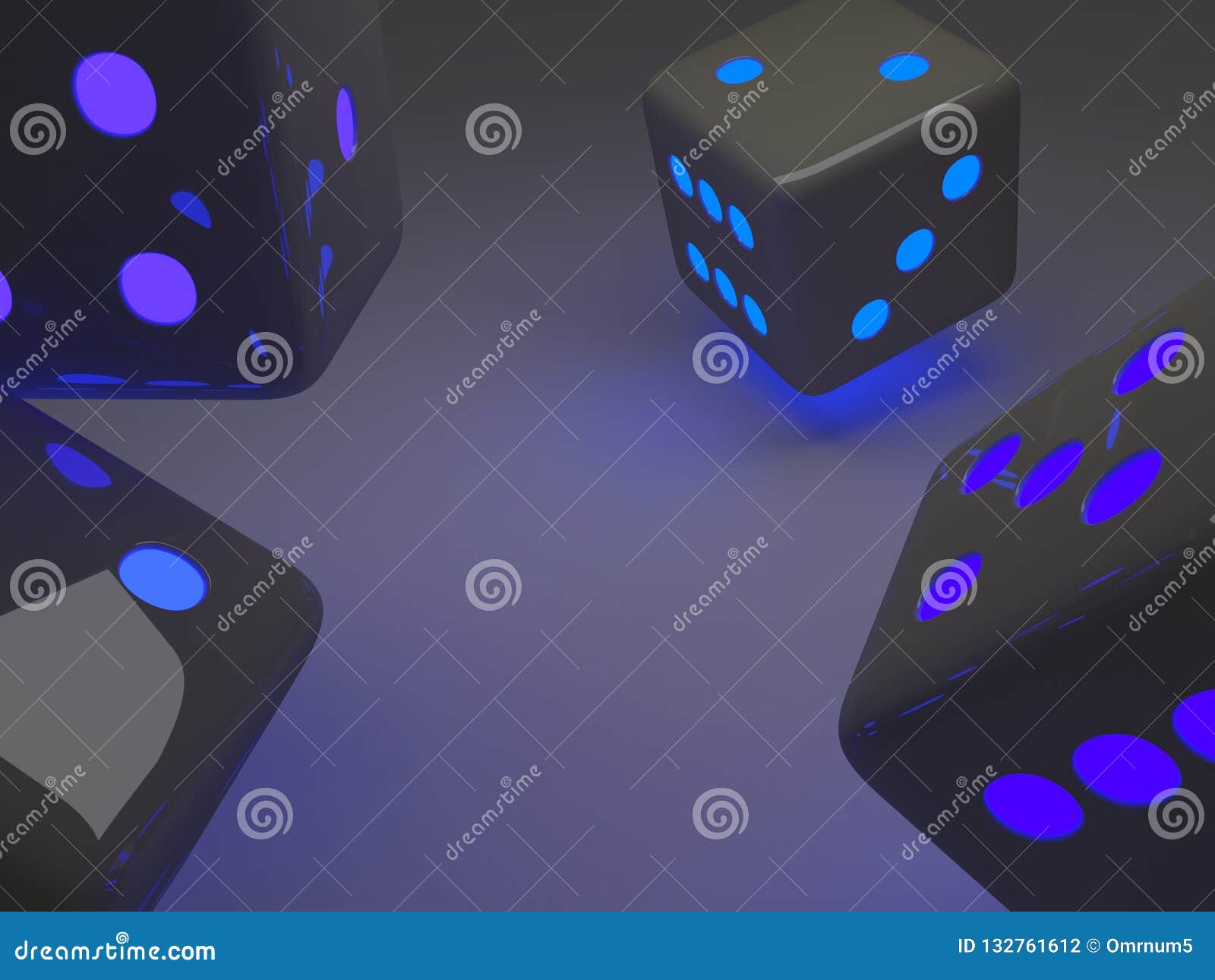 Bright modern dice stock illustration. Illustration of isolated - 132761612