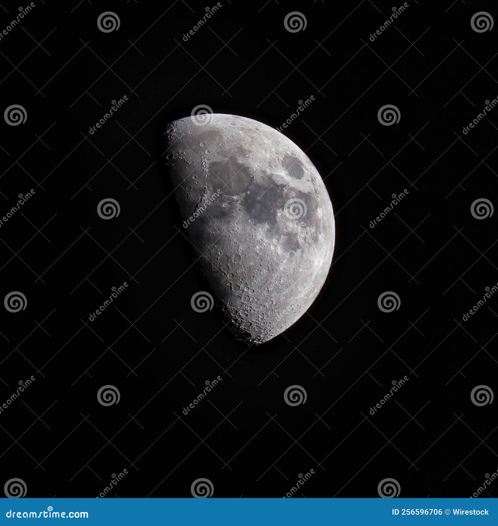 Bright Moon in the Sky during Night Time Stock Illustration ...
