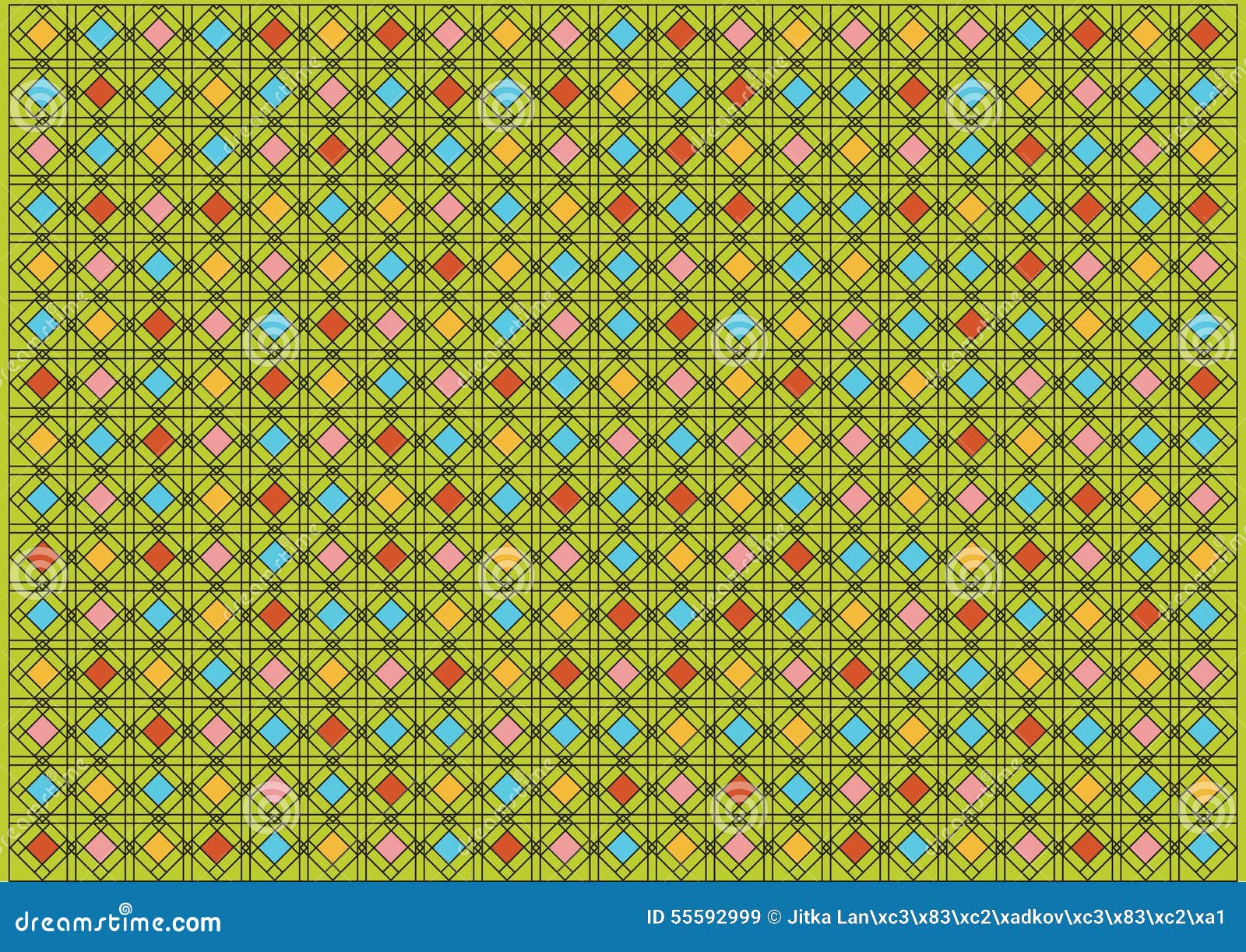 Bright Mosaic Tiles Background Stock Vector - Illustration of decor ...