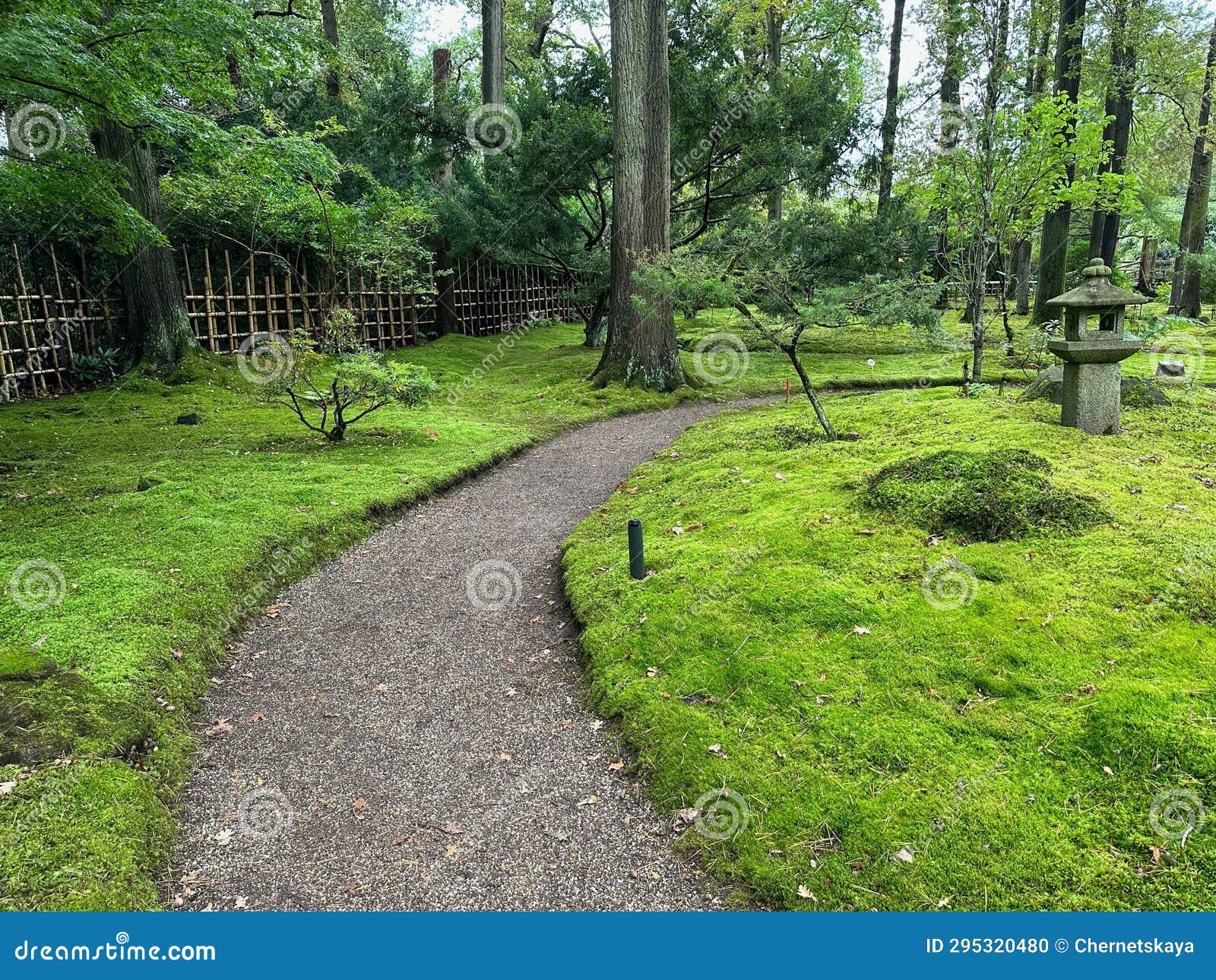 Pathway In Japanese Garden Royalty-Free Stock Photo | CartoonDealer.com ...