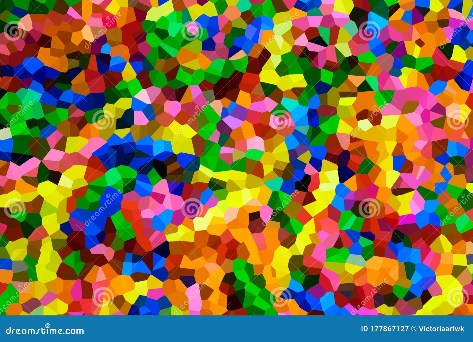 Multi-colored Abstract Background Consisting Of Polygons Of Different ...