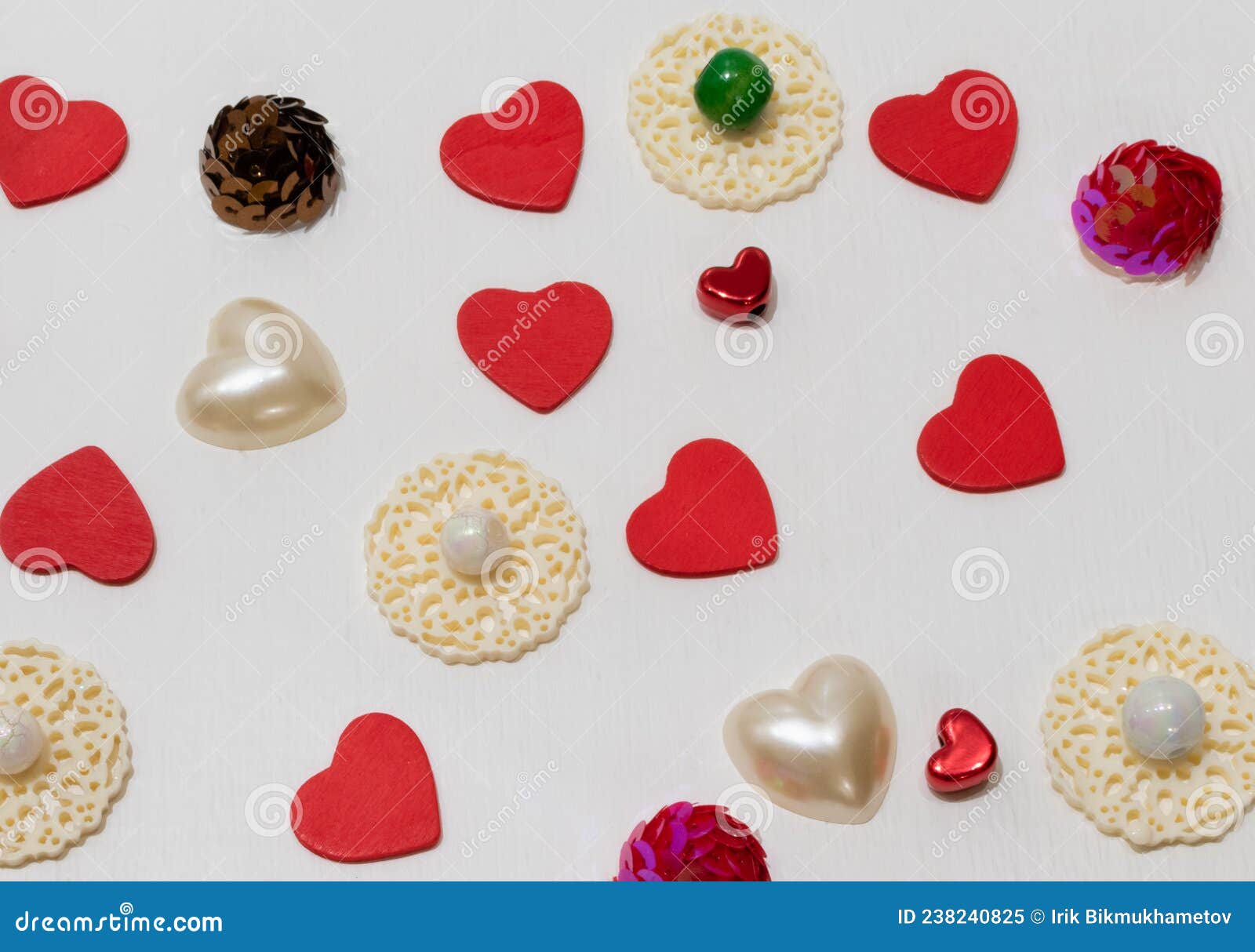 Bright Multi-colored Decorative Items for Handmade Products Stock Image ...