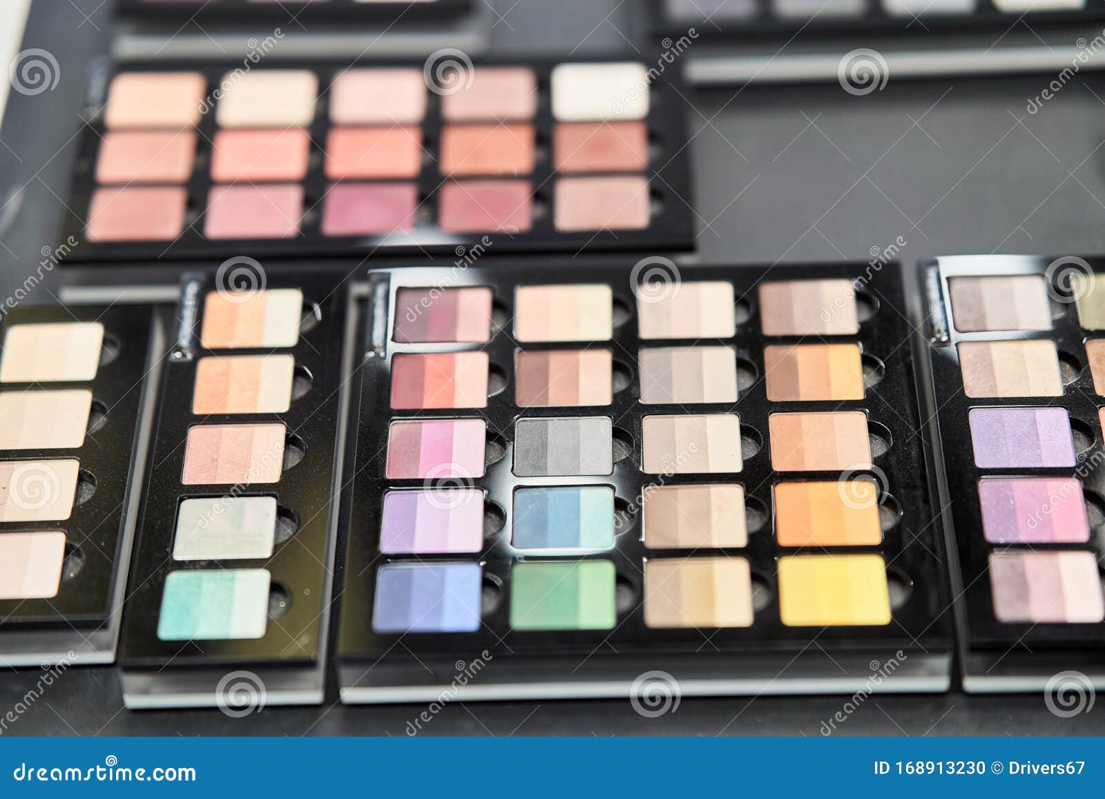 Bright Multi-colored Eye Shadow. Professional Makeup for Make-up ...