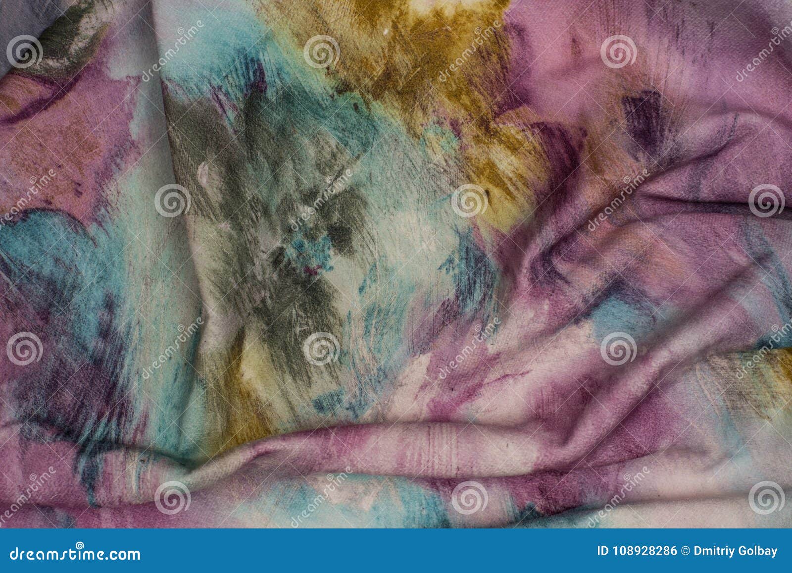 Bright Multi-colored Fabric. Stock Photo - Image of woolen, blue: 108928286