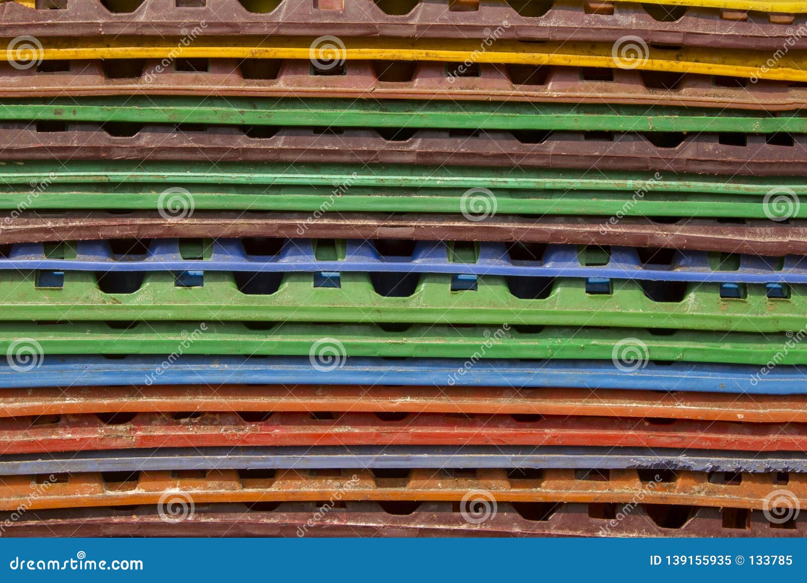 Bright Multi-colored Horizontal Lines. Rough Surface Texture Stock ...