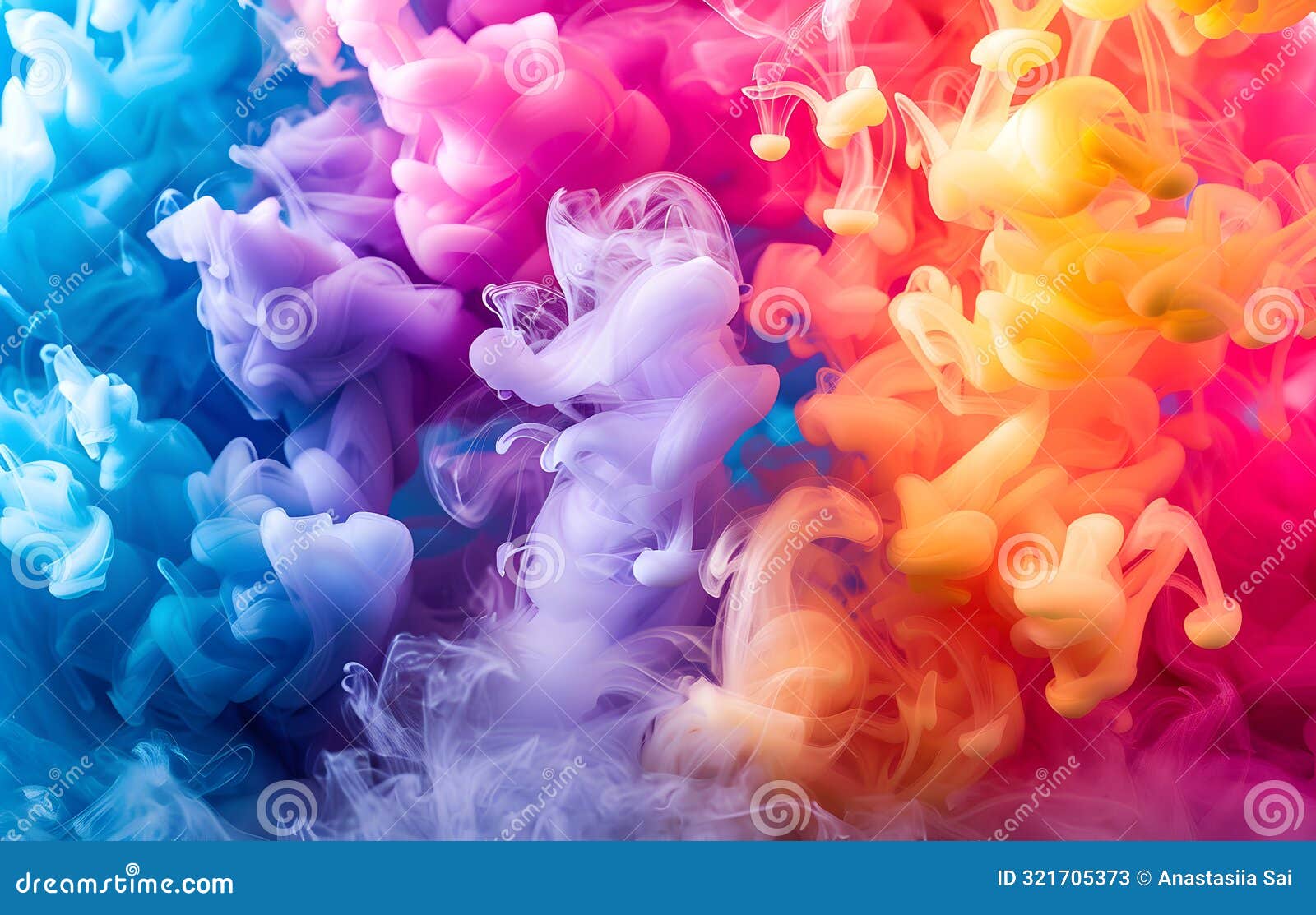 Bright multi-colored smoke stock image. Image of wallpaper - 321705373