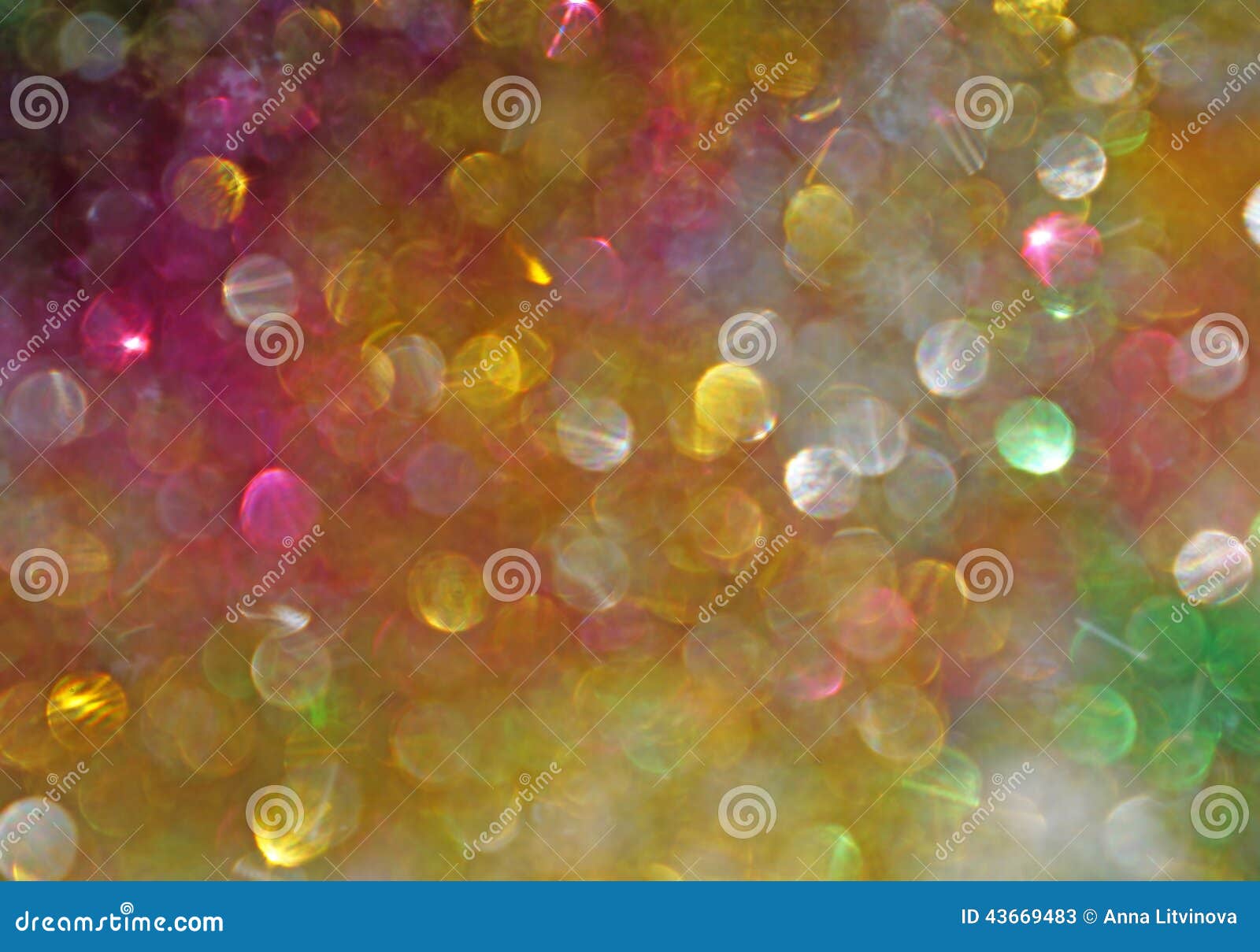 Bright Multi-colored Spots As Abstract Background Stock Image - Image ...