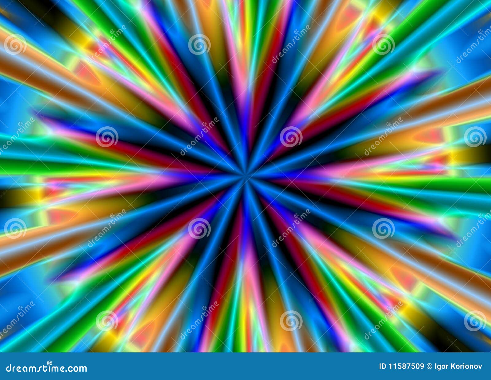 Bright Multi-coloured Background Stock Illustration - Illustration of ...