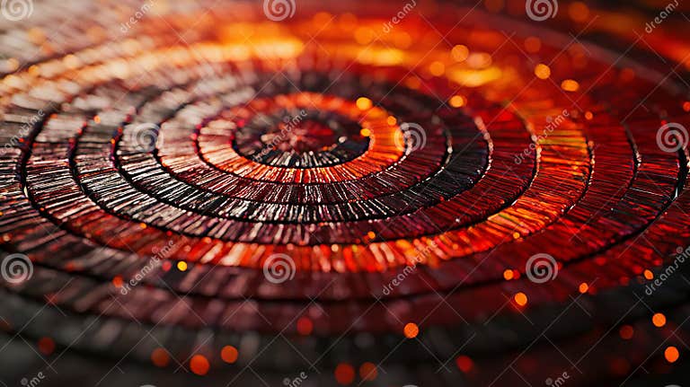 Bright, Multi-hued Patterns of Interwoven Circles and Lines Merge ...