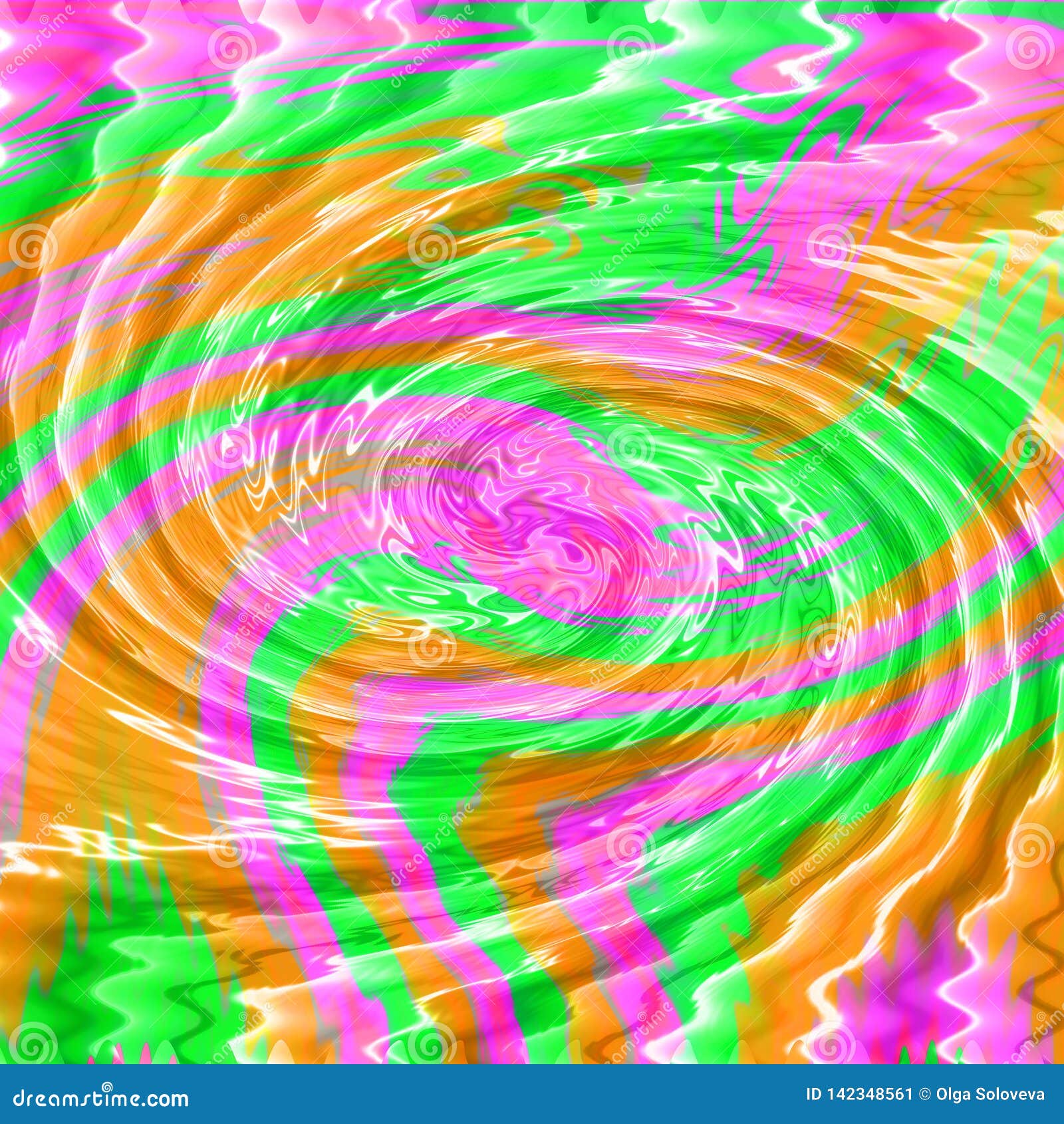 Bright Multicolor Abstract Background. Blurred Pink, Yellow and Green ...