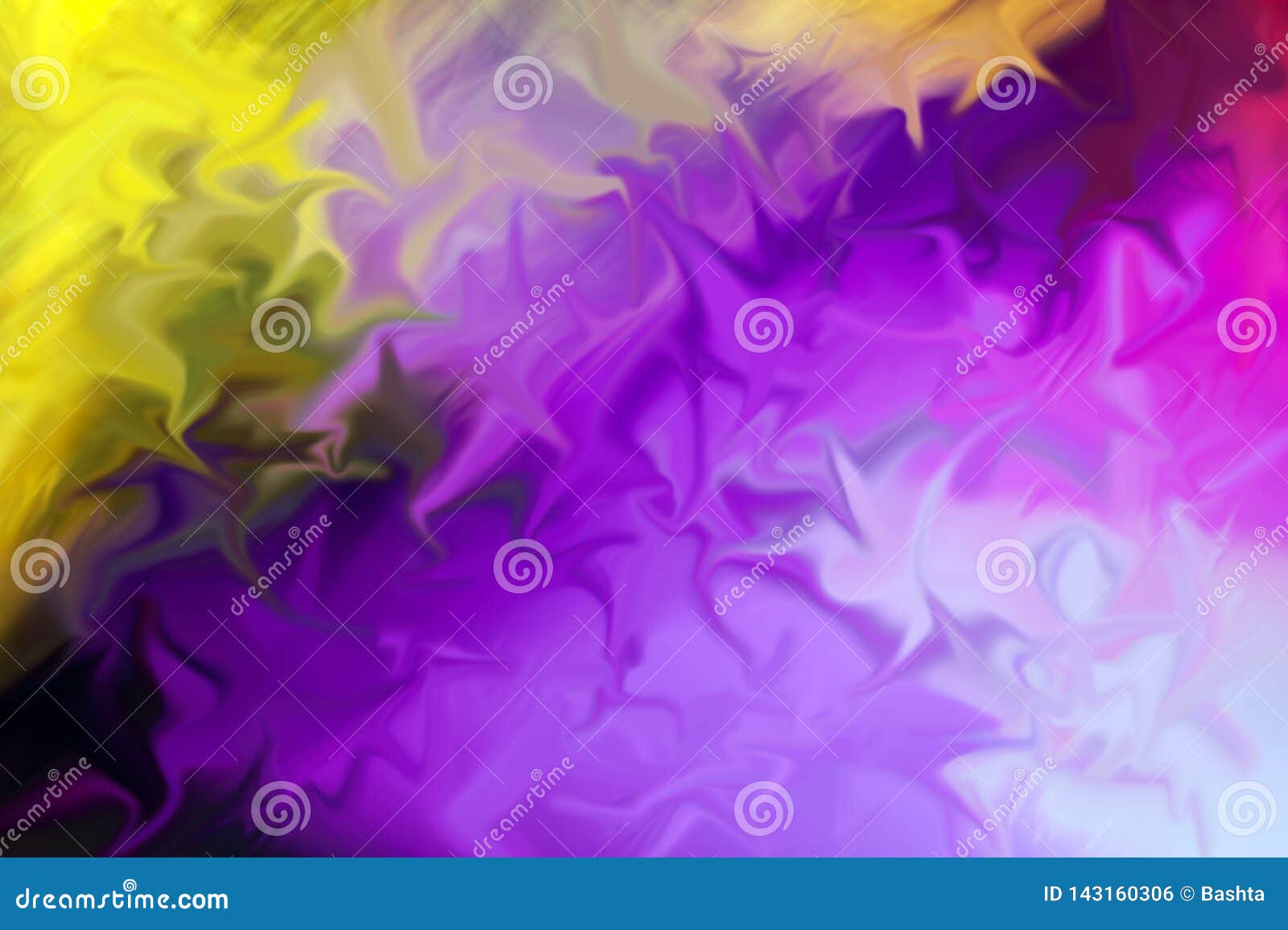 Bright Multicolor Abstract Background with a Digitally Painted Smeared ...