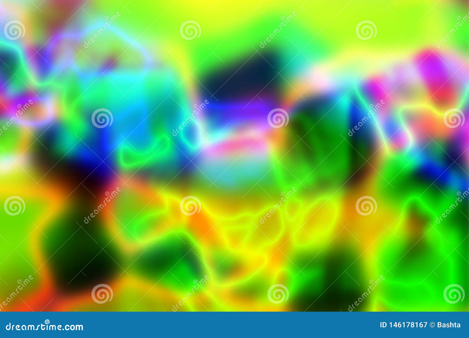 Bright Multicolor Abstract Background with a Digitally Painted Smeared ...