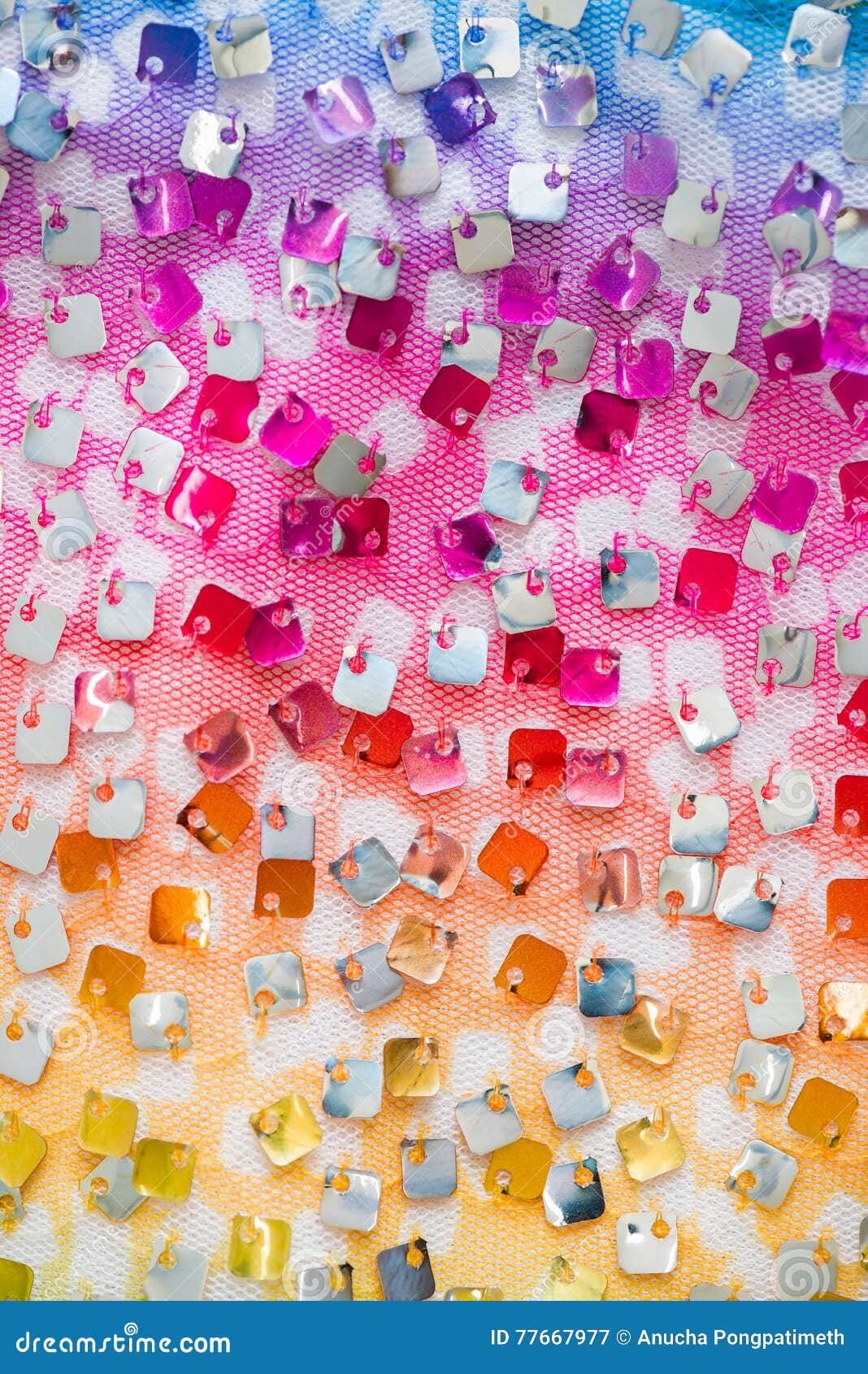 Bright multicolor sequin stock image. Image of funky - 77667977