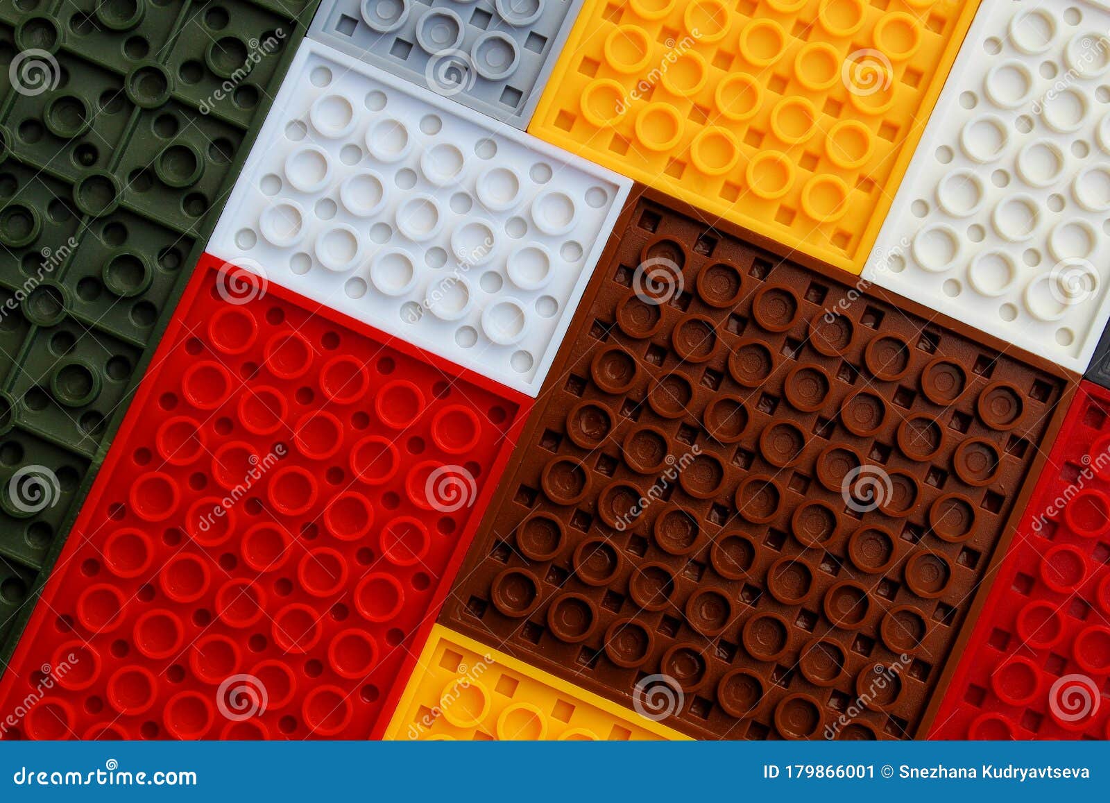 Bright Multicolor Texture of Diagonal Children`s Rectangular Building ...