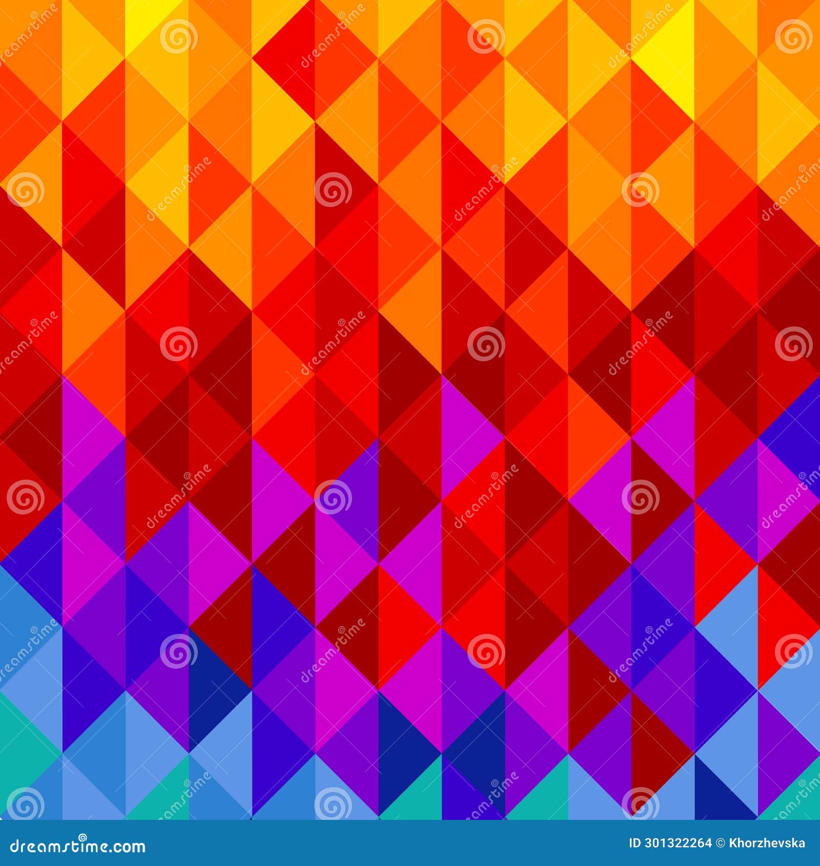 Bright Multicolored Low Poly Triangles, Abstract Backgriund, Minimalism ...