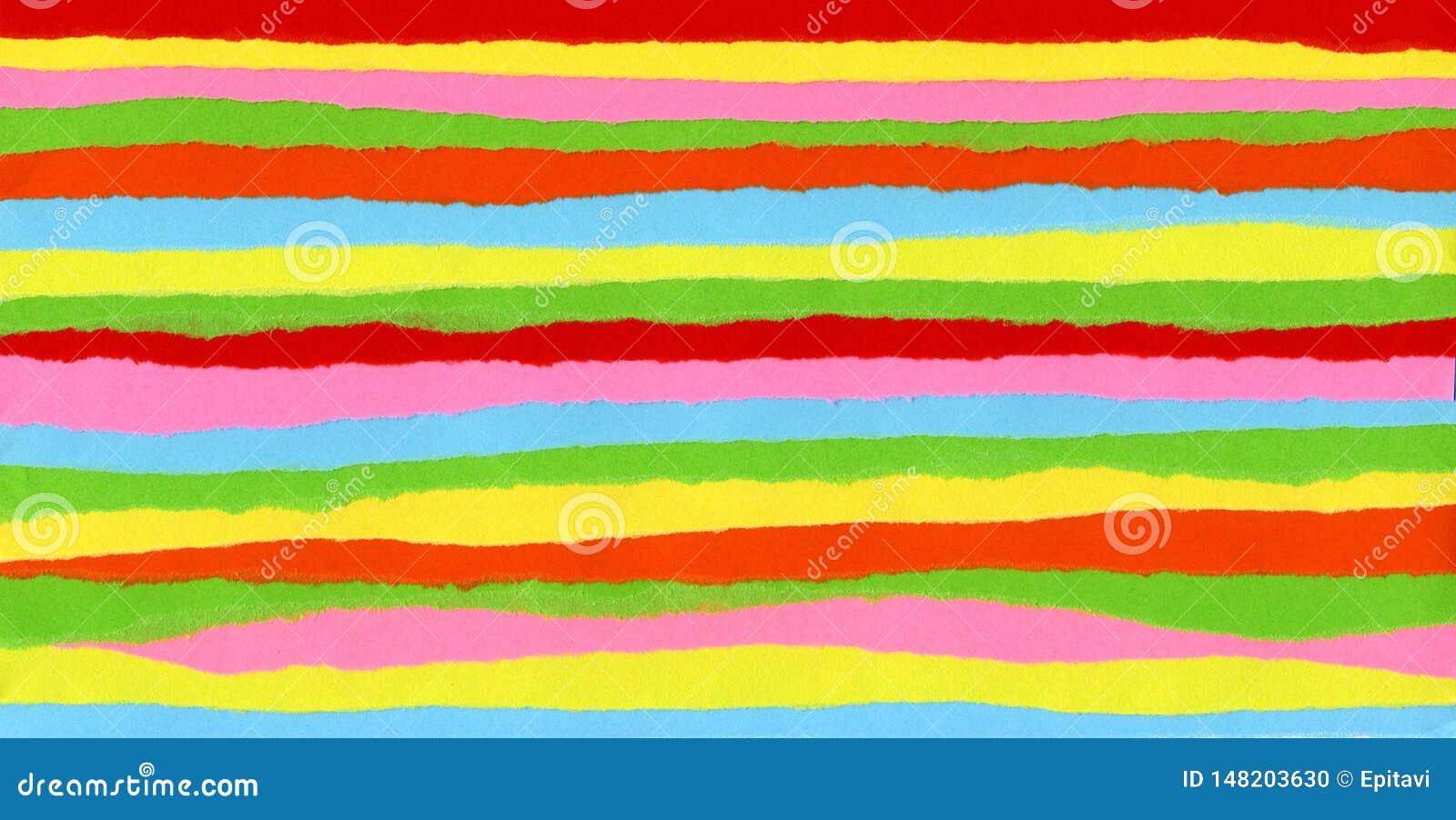 Multicolored Strips of Paper Stock Illustration - Illustration of ...