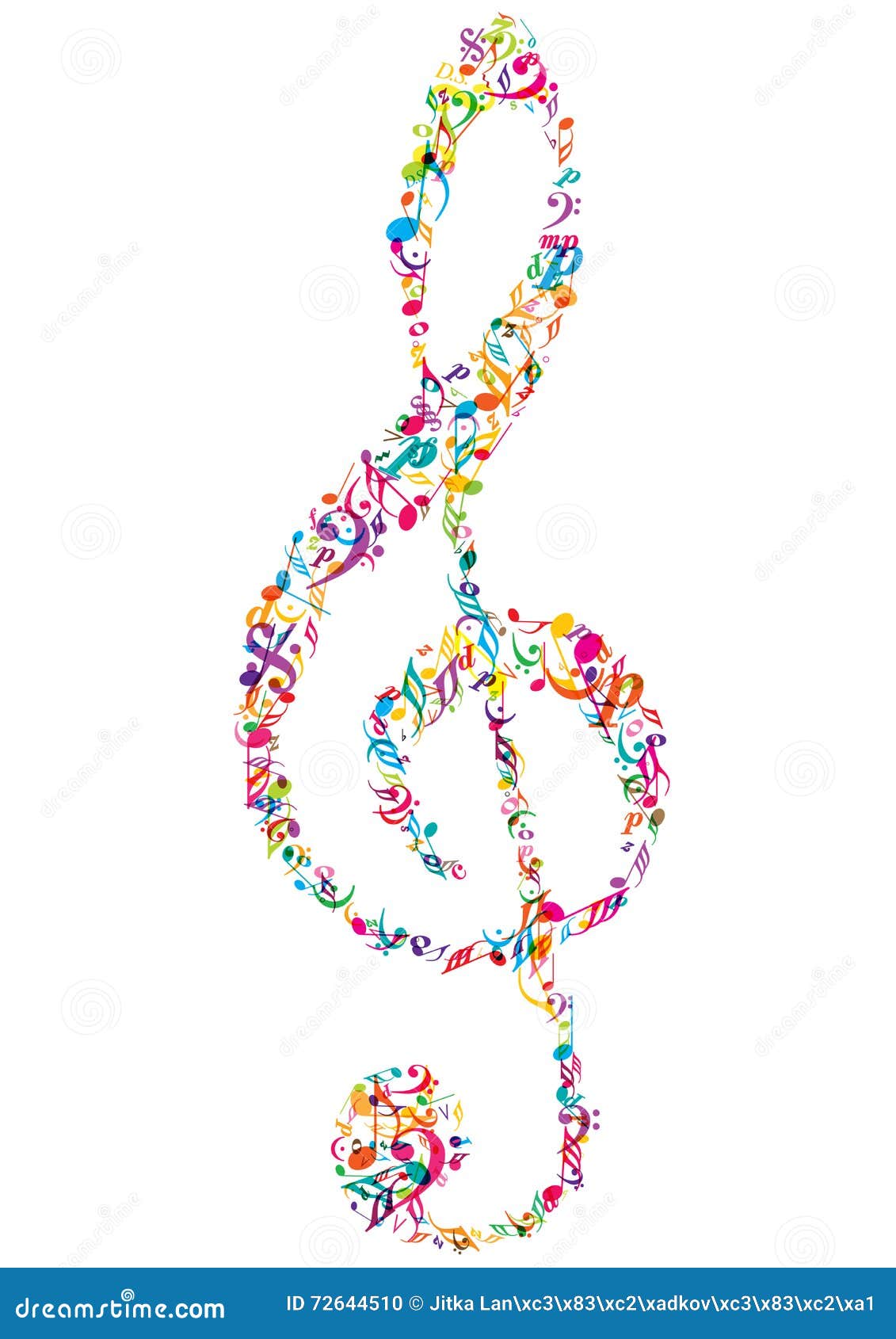 Clef Music Rainbow Stock Illustrations – 1,483 Clef Music Rainbow Stock ...