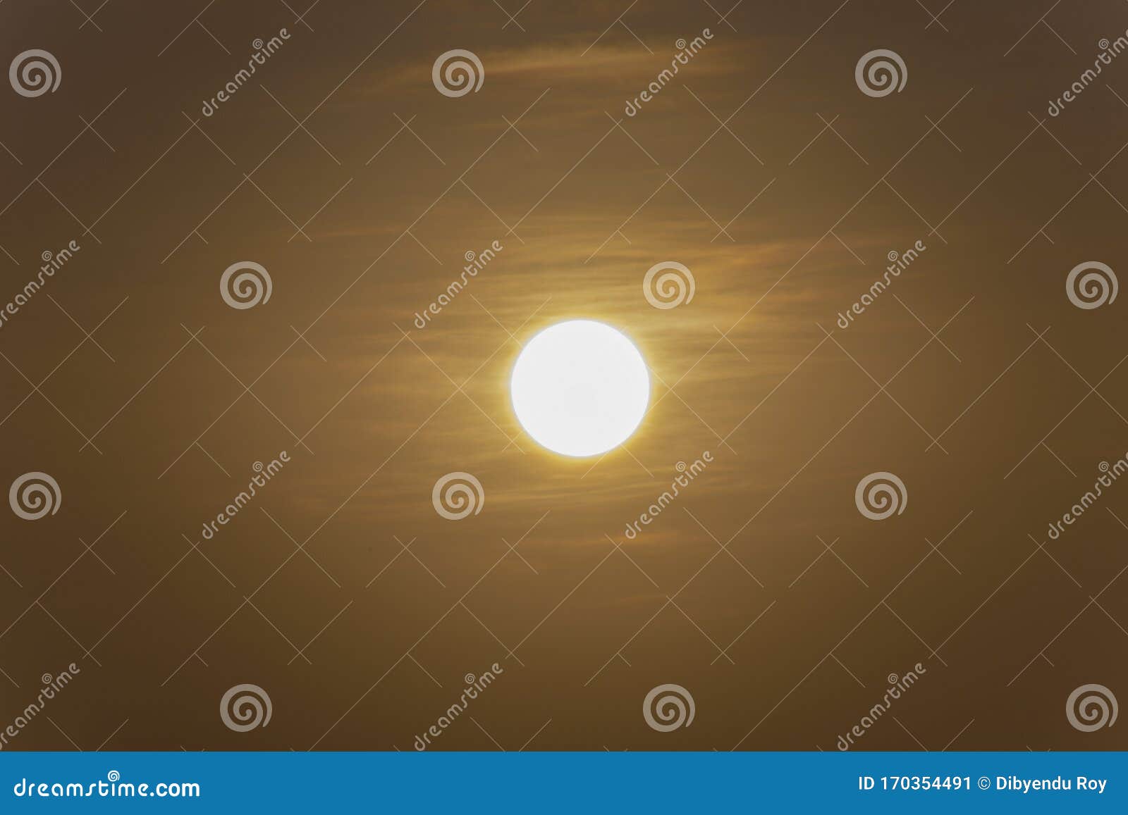 Bright noon sun stock image. Image of gold, afternoon - 170354491