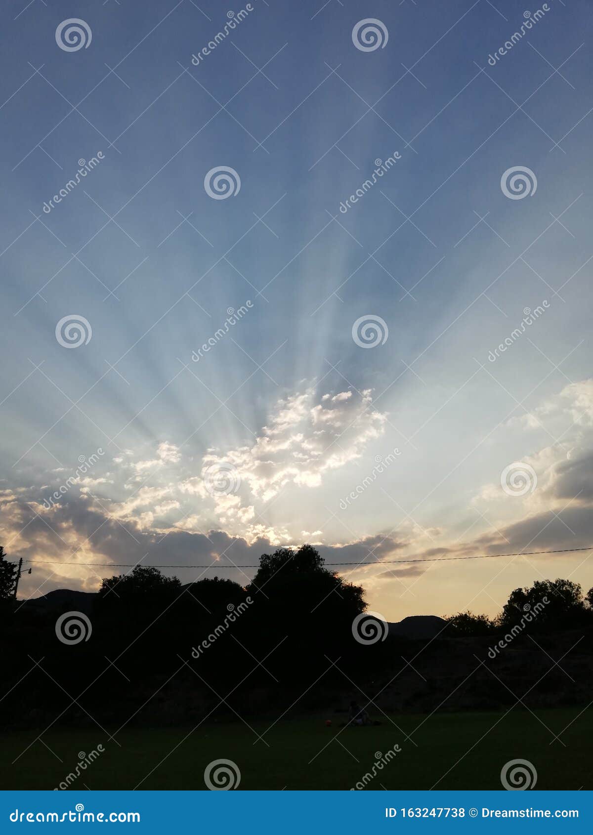Bright noon sunset stock photo. Image of sunset, noon - 163247738