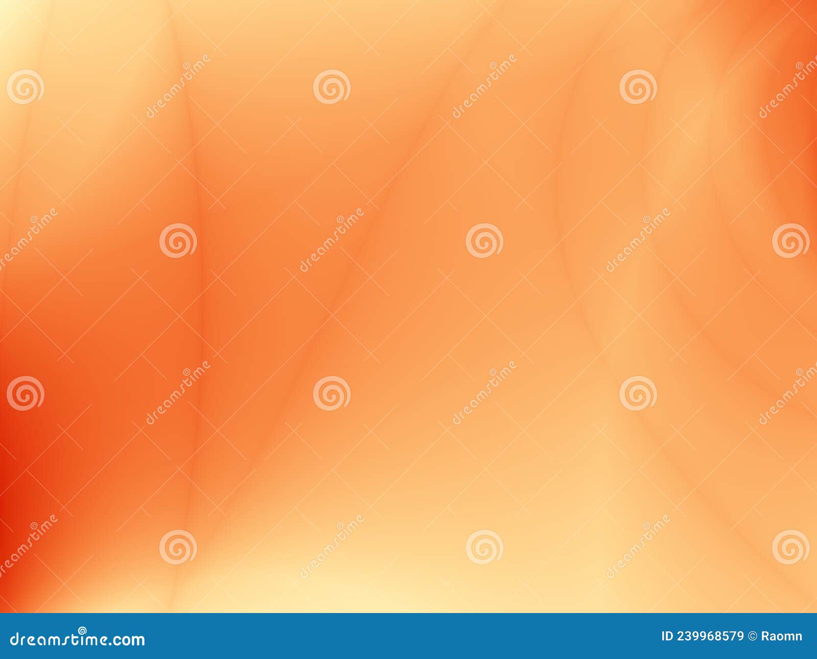 Bright Orange Abstract Art Header Design Stock Illustration ...