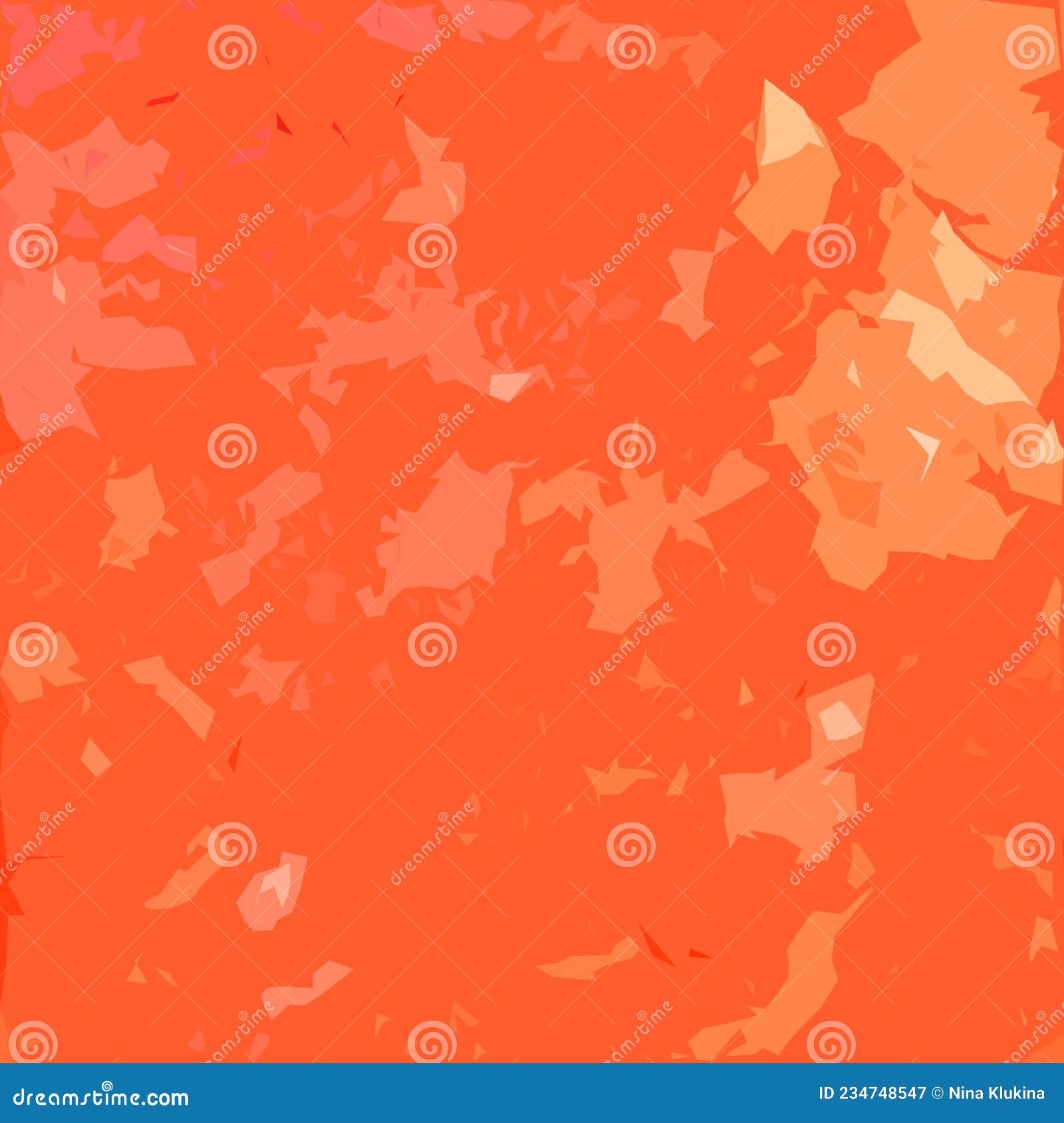 Bright Orange Abstract Background with Light Spots Stock Illustration ...
