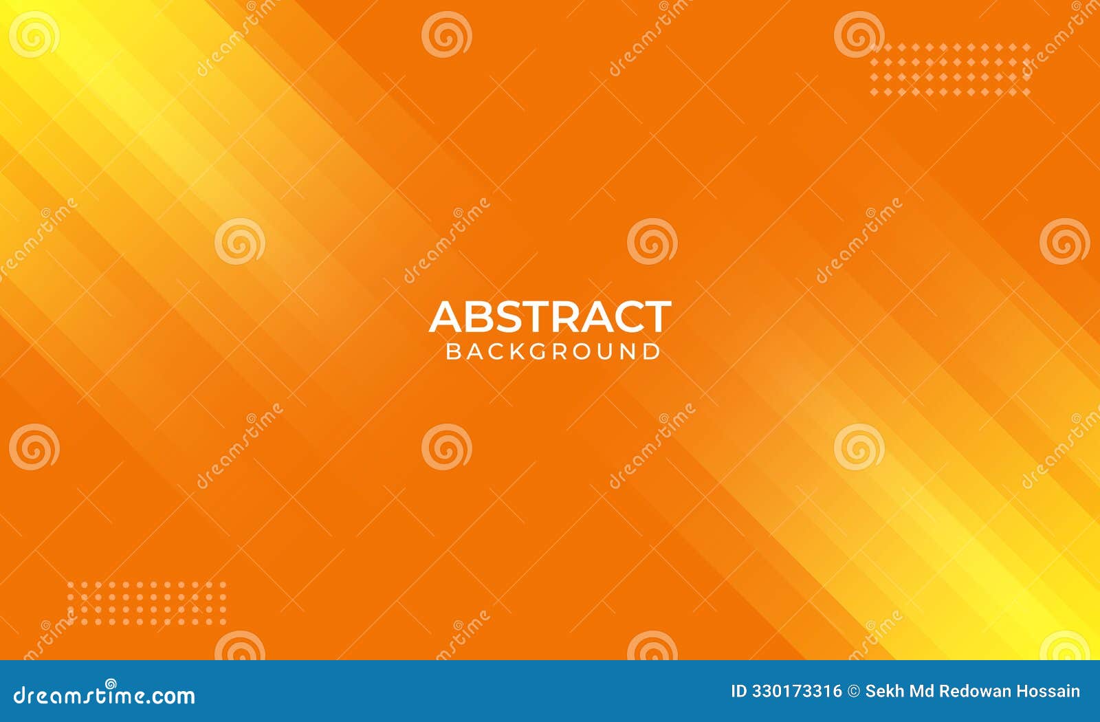 A Bright Orange Abstract Background Vector Design Template Stock ...
