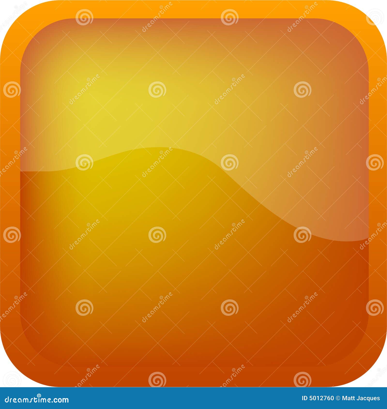 Bright Orange Blank Web Icon Stock Illustration - Illustration of click ...