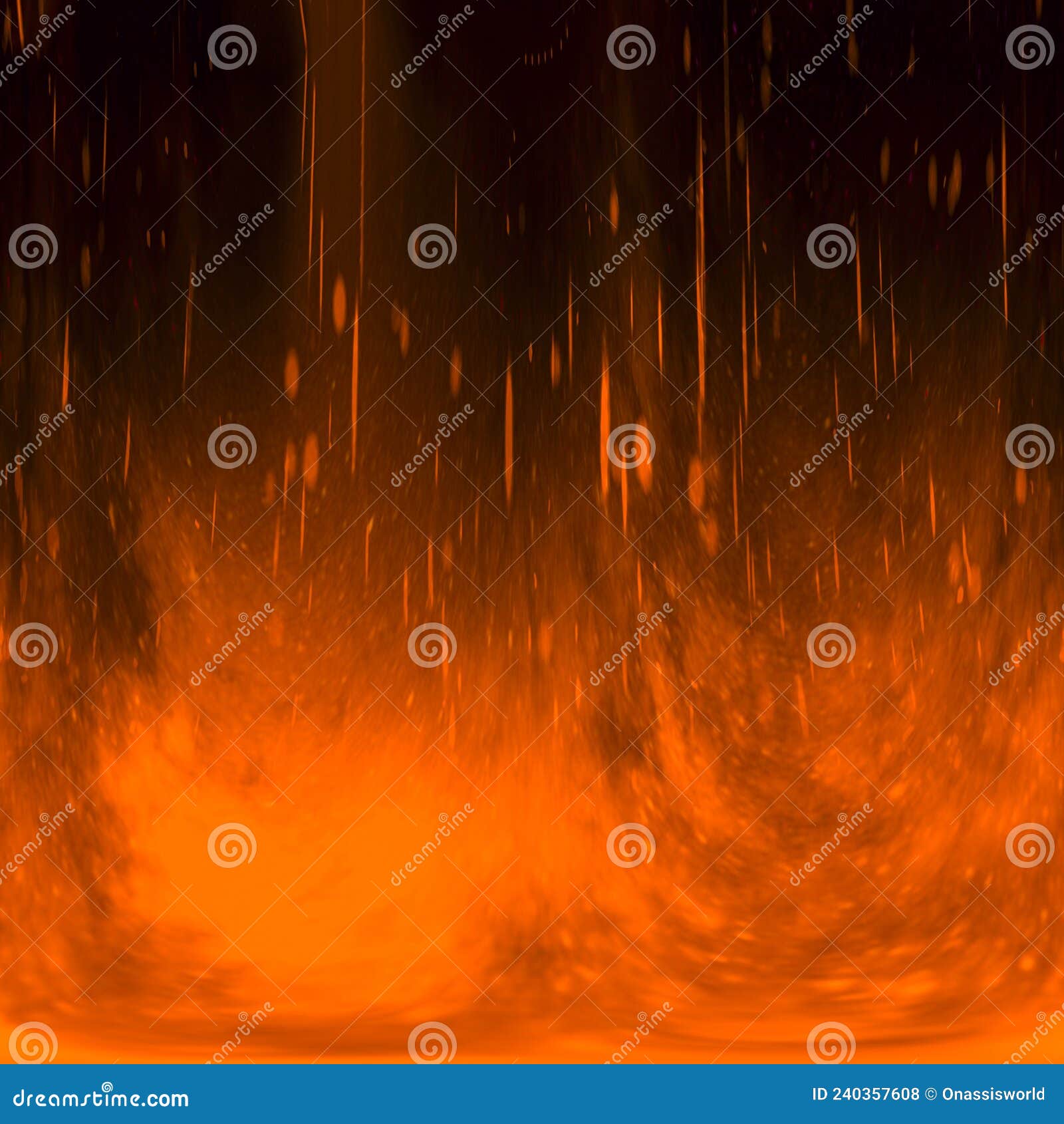 Bright Orange Fire Abstract Shapes and Blurs Backgrounds Stock Photo ...