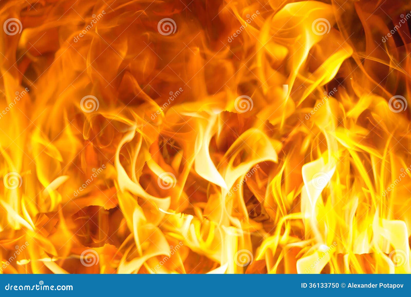 Bright Orange Flame Background Stock Photo - Image: 36133750