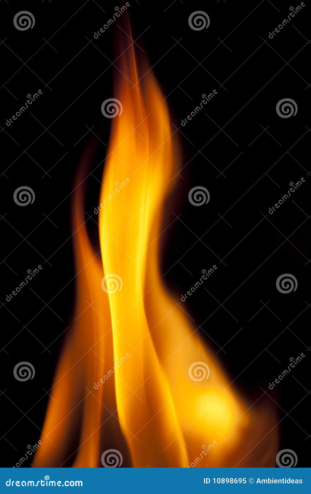 Bright Orange Flames Rising Stock Image - Image of explode, ignite ...