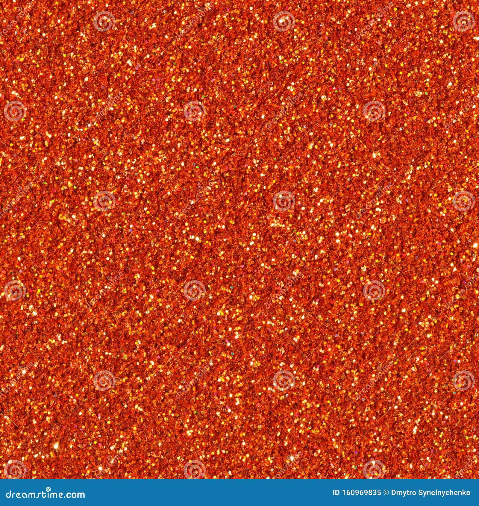 Bright Orange Glitter Background. Seamless Square Texture. Stock Image ...