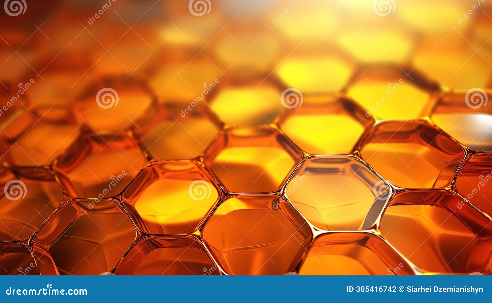 Bright Orange Honeycomb Pattern: Abstract Background for Graphic Design ...