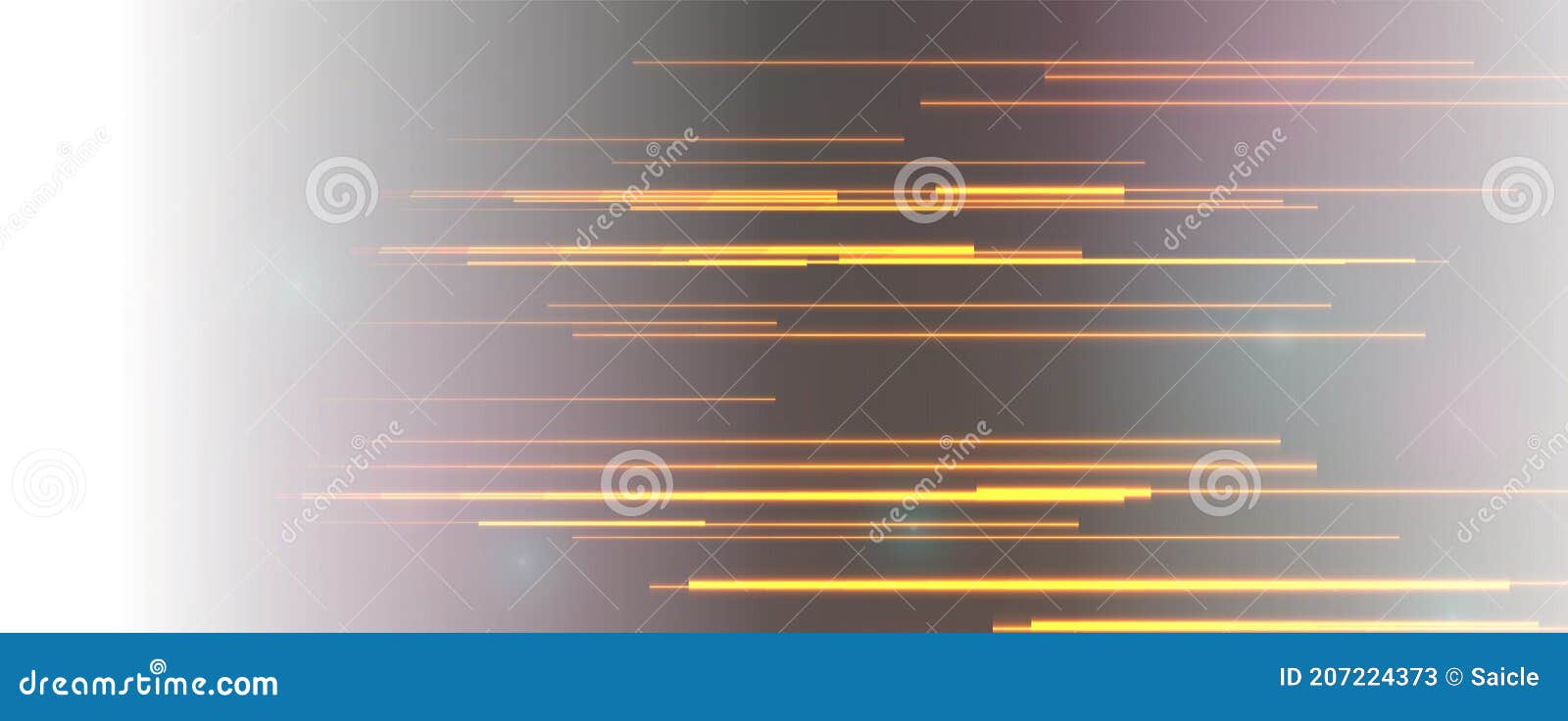 Bright Orange Neon Lines Abstract Tech Background Stock Illustration ...