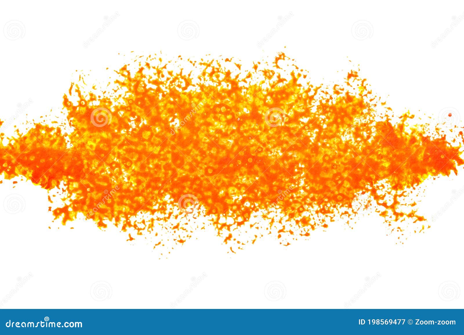 Bright Orange Stripe with Spashes and Blots Stock Image - Image of ...