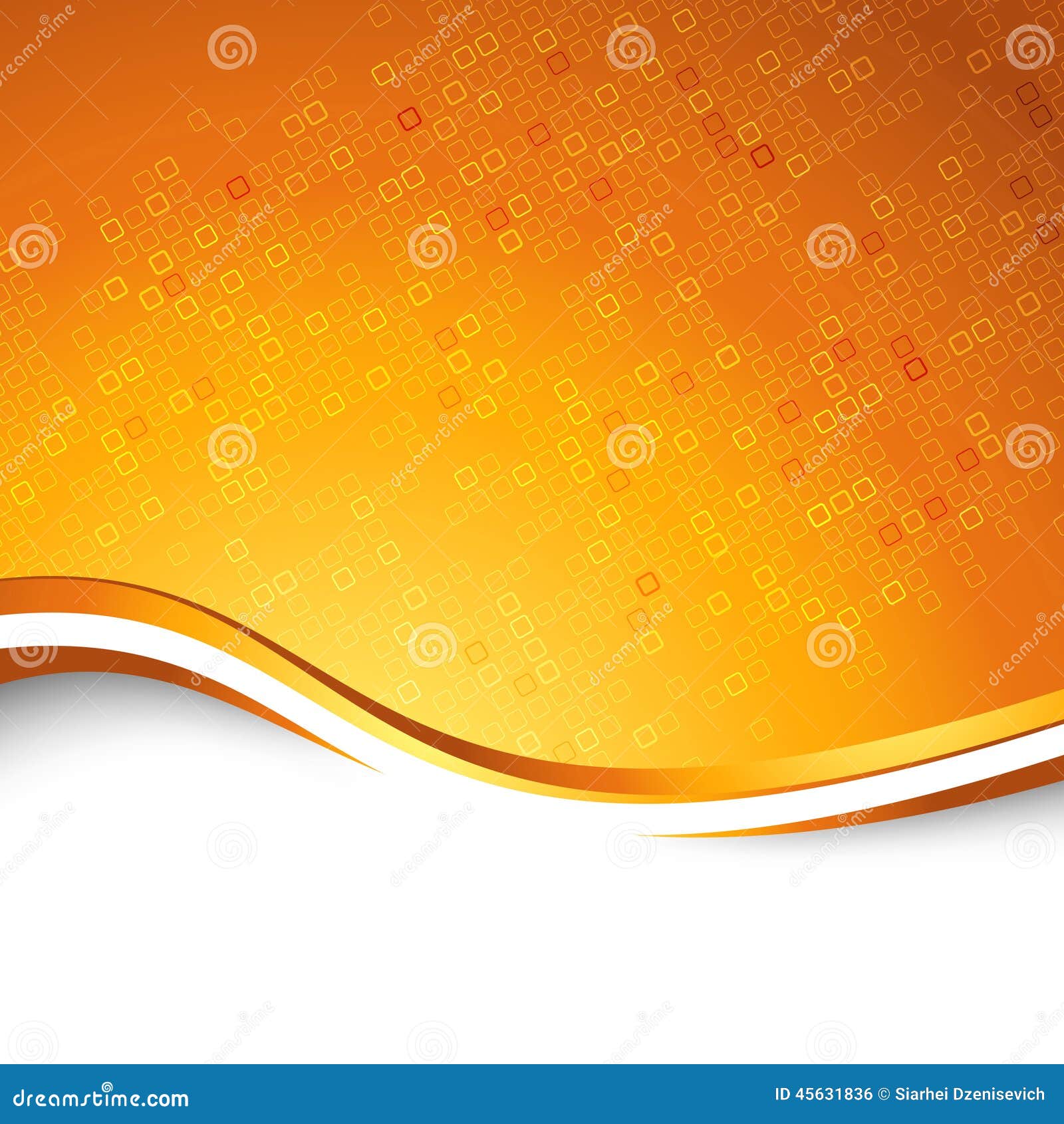 Bright Orange Swoosh Wave Particle Background Vector Illustration ... Bright Orange Swoosh Wave Particle Background Vector Illustration ...
