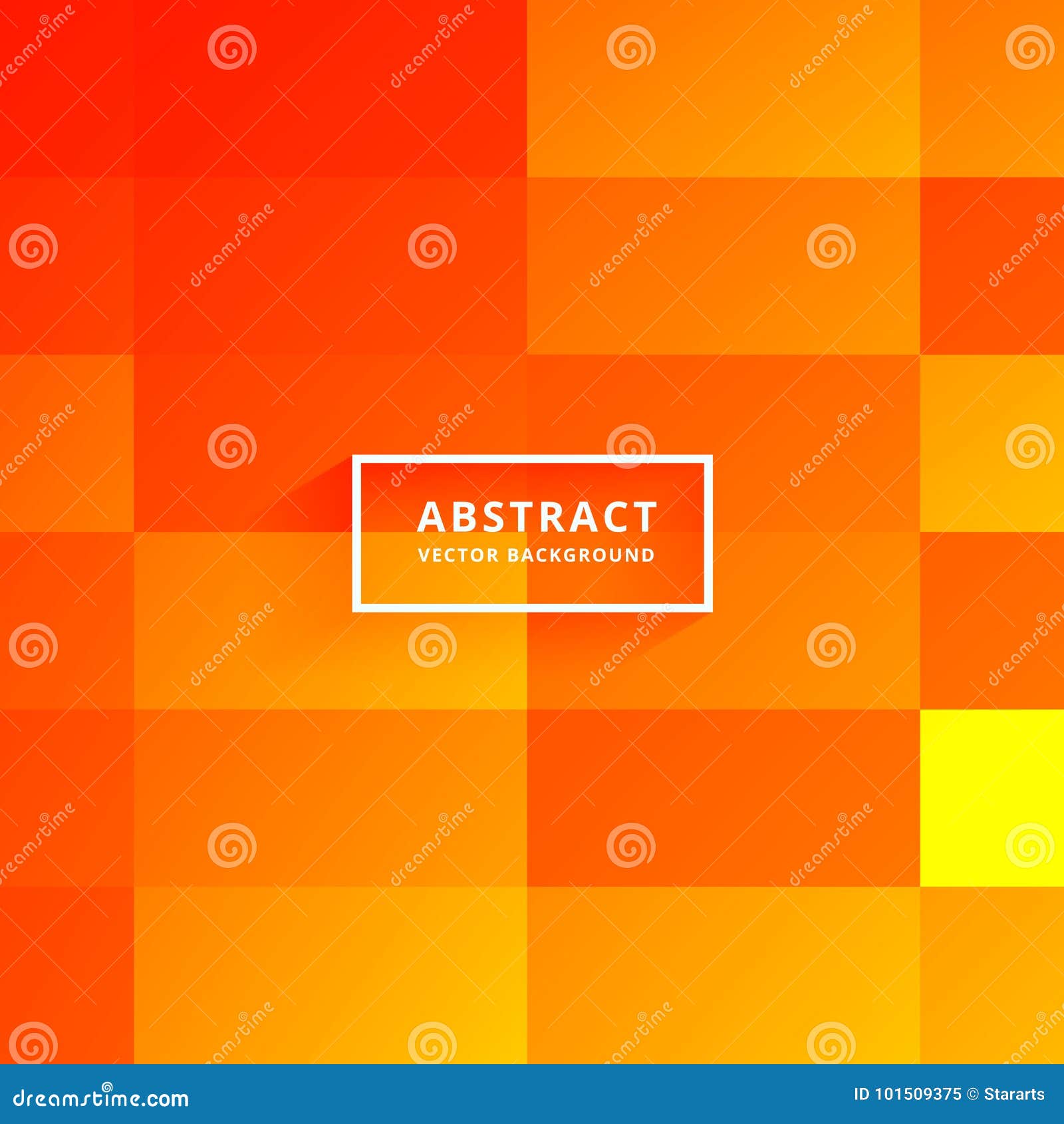 Bright Orange Tiles Abstract Background Stock Vector - Illustration of ...