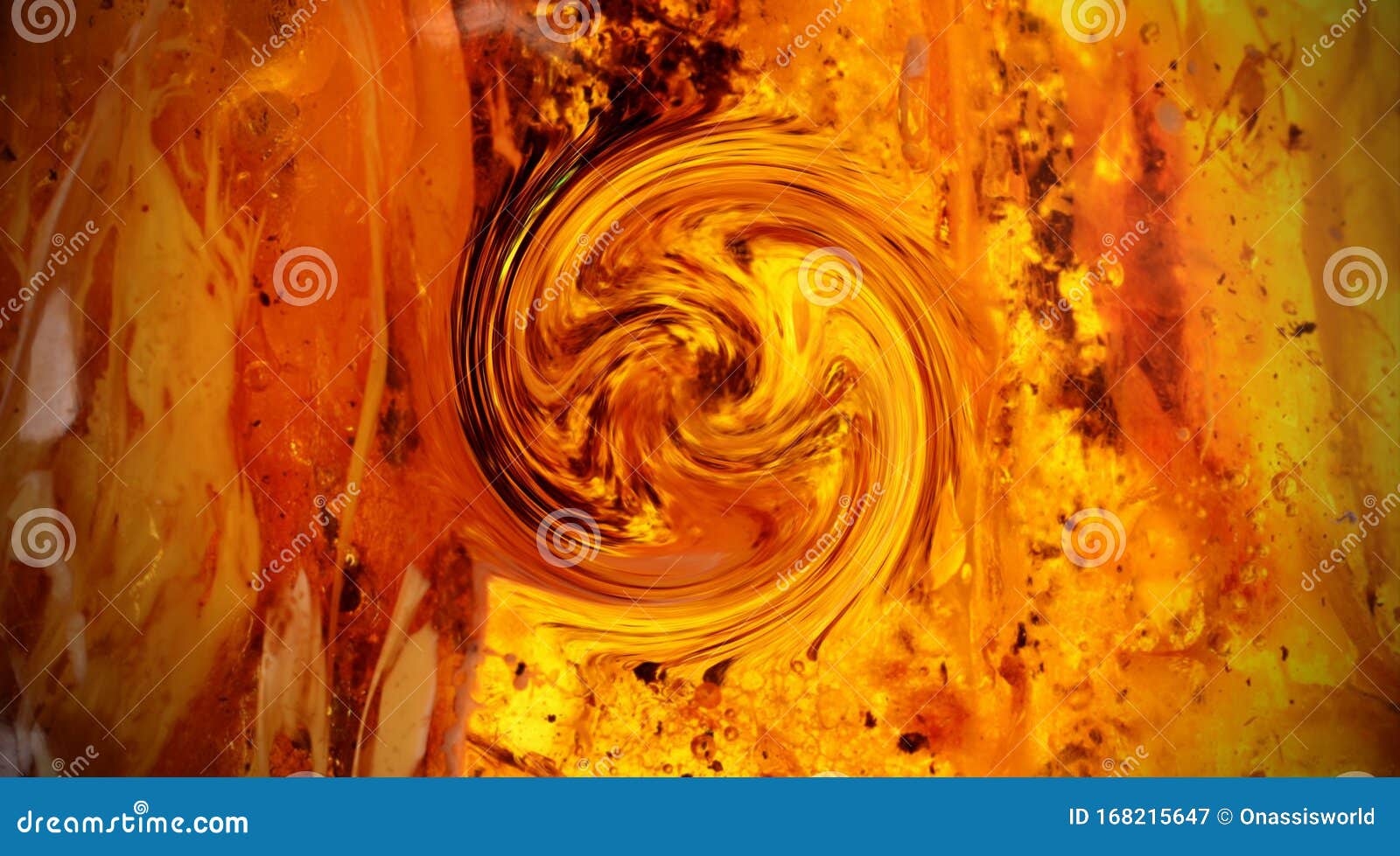 Bright Orange Yellow Fire Abstract Background Stock Illustration ...
