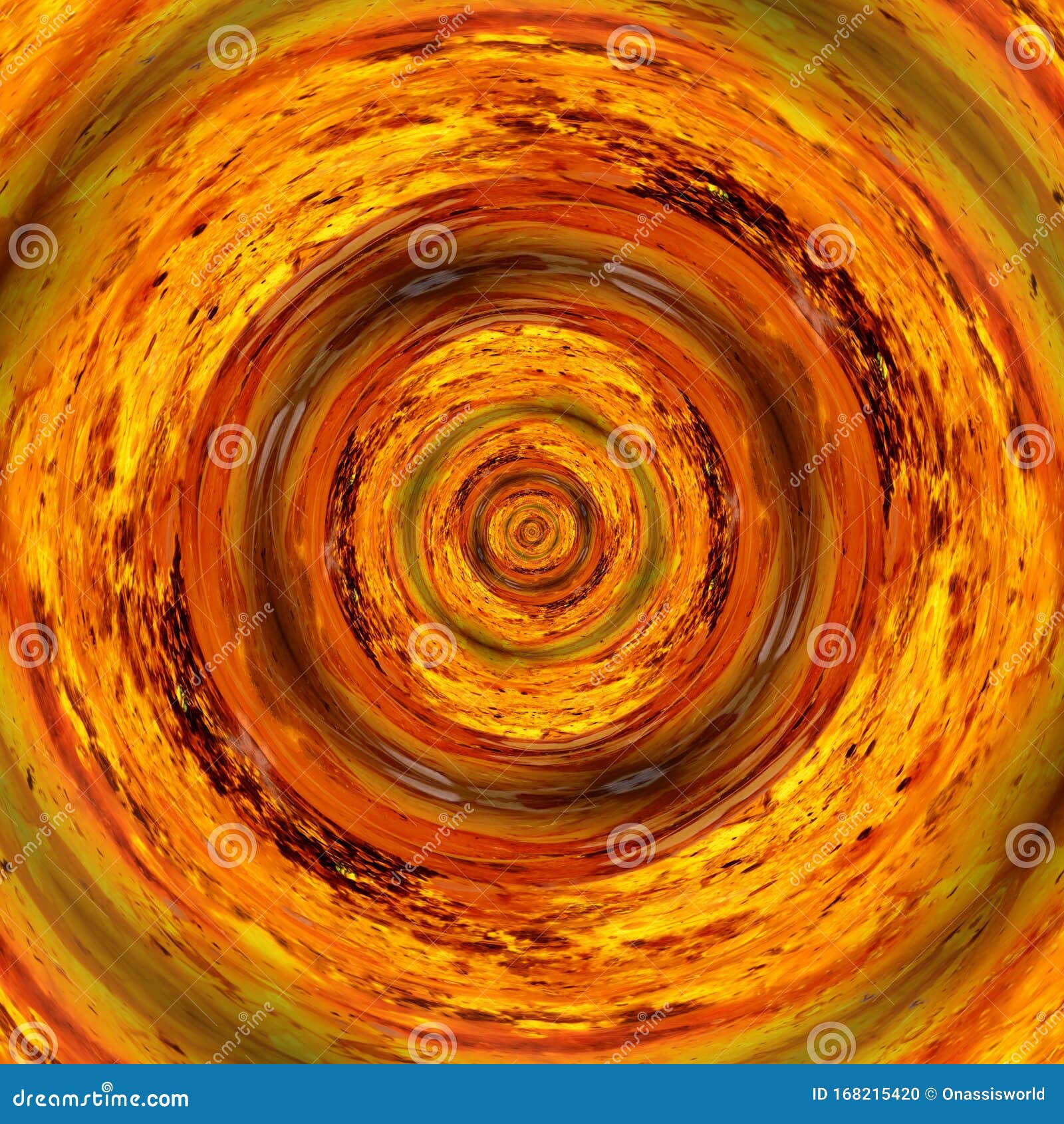 Bright Orange Yellow Fire Abstract Background Stock Illustration ...