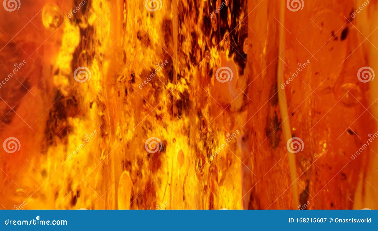 Bright Orange Yellow Fire Abstract Background Stock Illustration ...