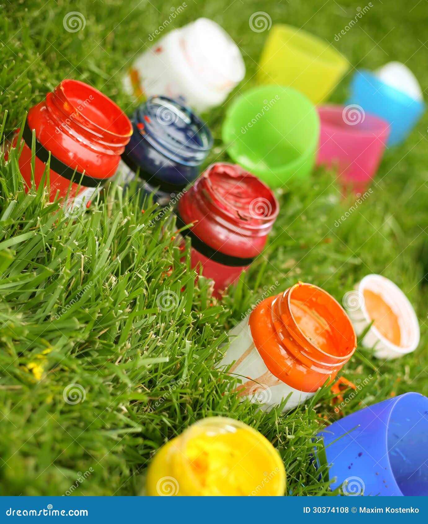 Bright Paint Colors in the Tubes Stock Photo - Image of pink, gouache ...