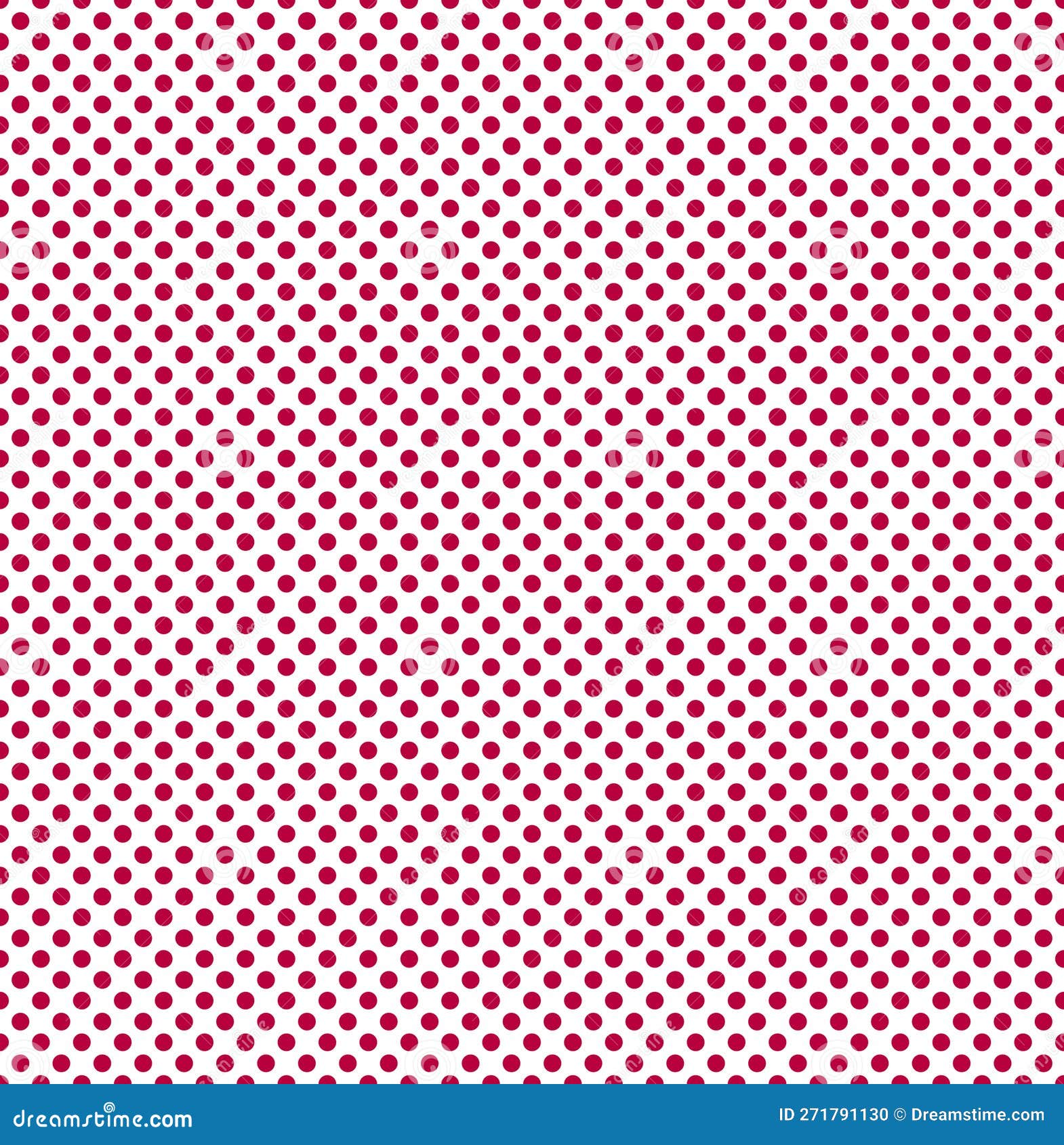 Bright Pattern of Red Dots on a White Background in the Style of Popart ...