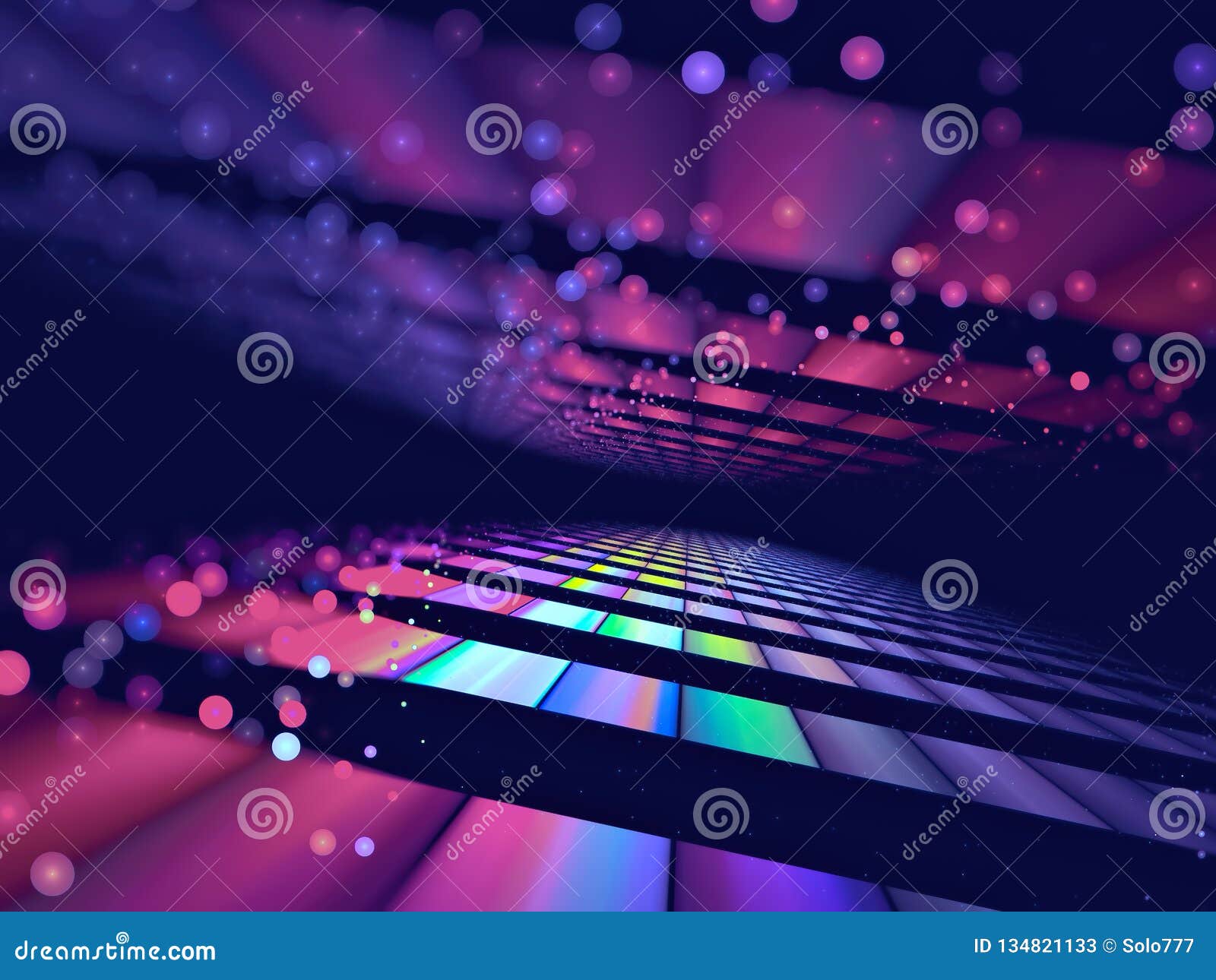 Bright Perspective Background - Abstract Digitally Generated Ima Stock ...