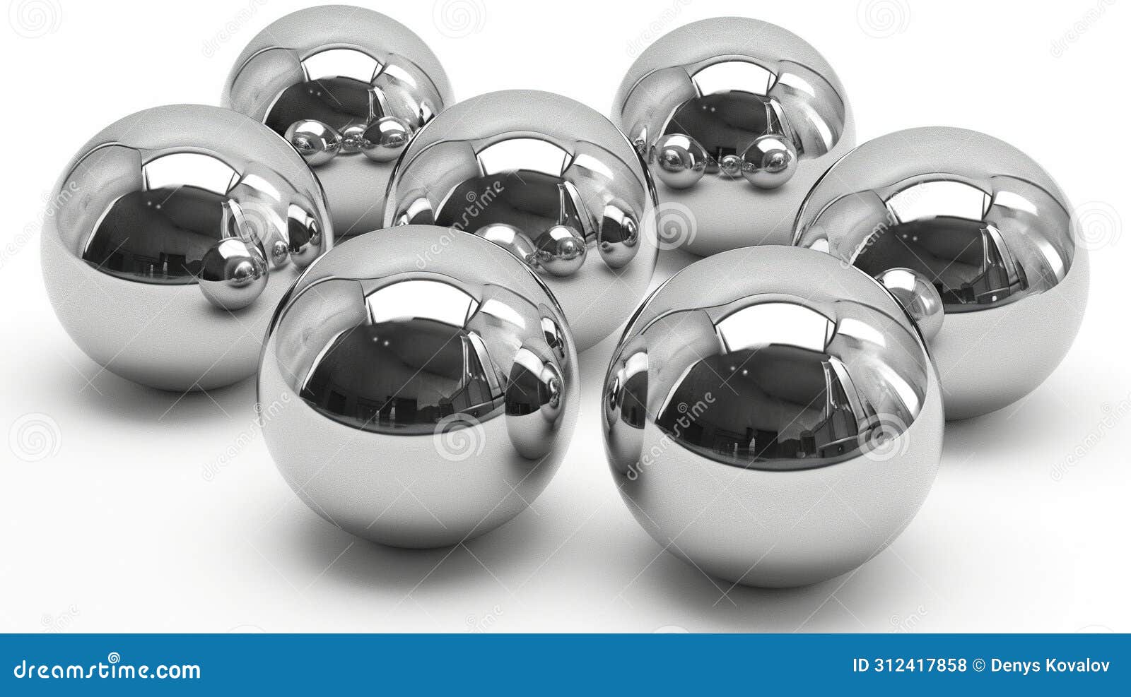 3D Chrome Balls Stock Image | CartoonDealer.com #28430839