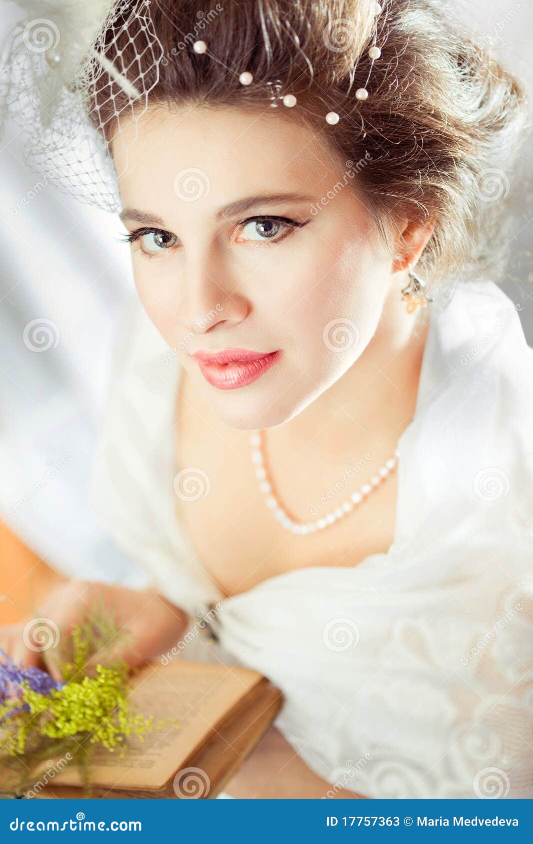 Bright Picture of Lovely Bride Stock Image - Image of caucasian ...