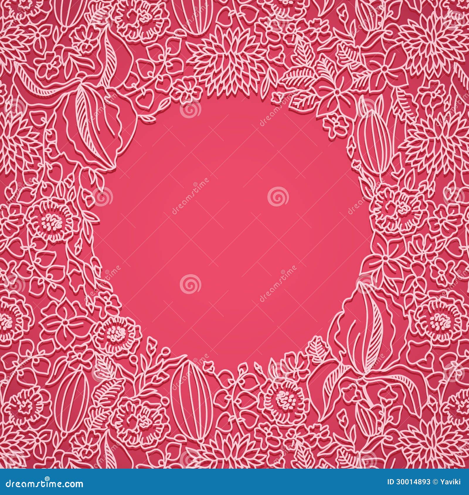Pink ornamental card stock vector. Illustration of ornate - 30014893